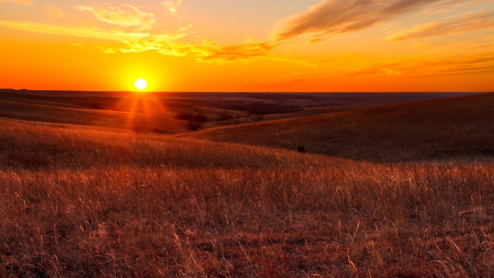 Kansas Sunset Wallpapers - Top Free Kansas Sunset Backgrounds ...