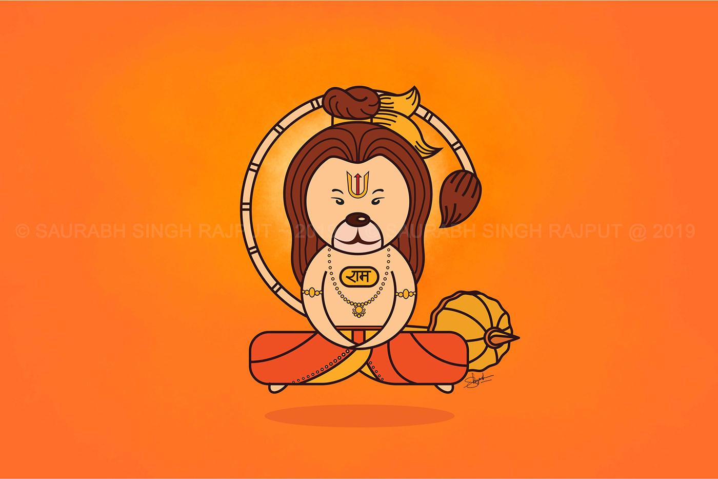 Cute Hanuman Wallpapers - Top Free Cute Hanuman Backgrounds ...