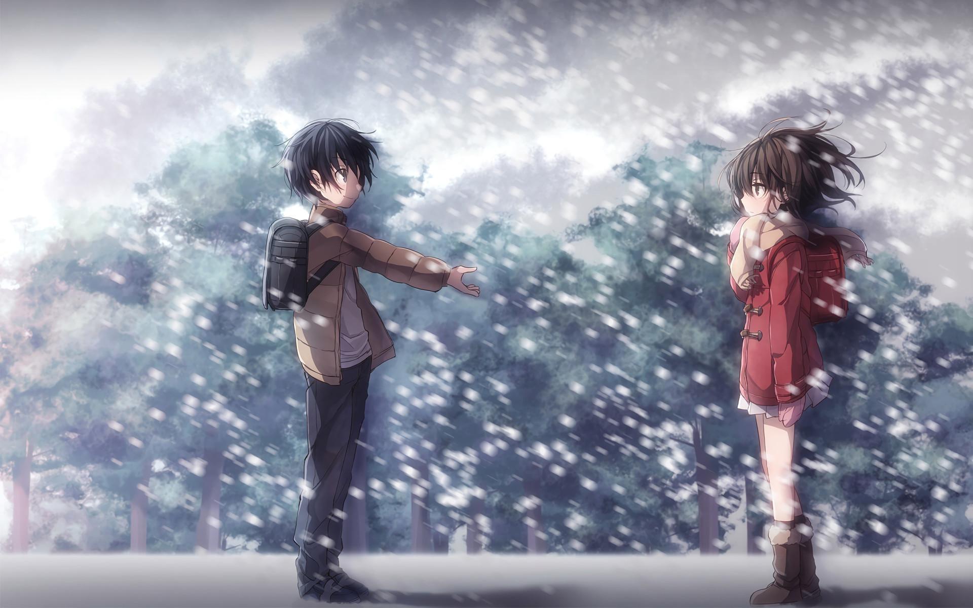 Winter Anime Boy Wallpapers - Top Free Winter Anime Boy Backgrounds ...