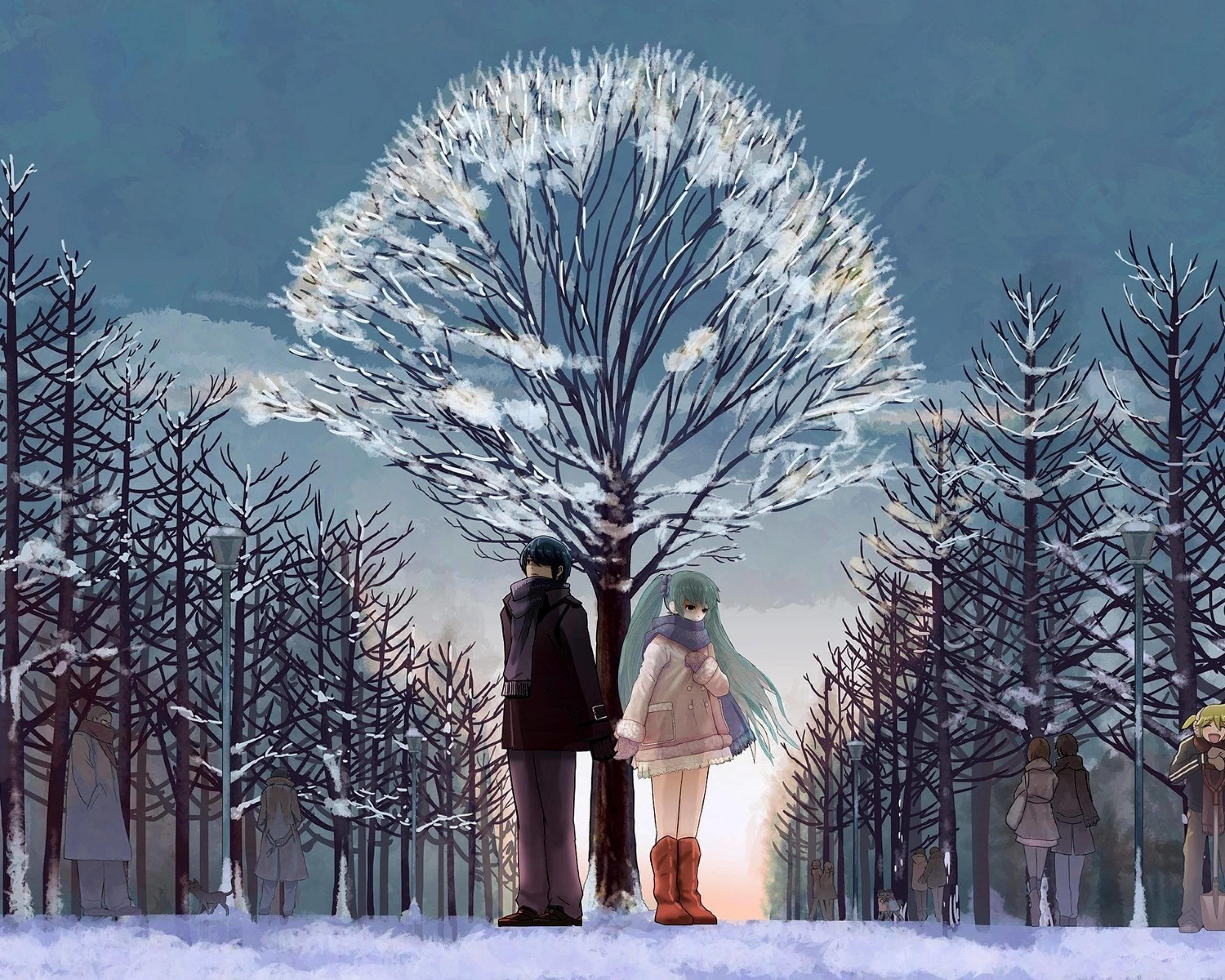 Winter Anime Boy Wallpapers - Top Free Winter Anime Boy Backgrounds ...