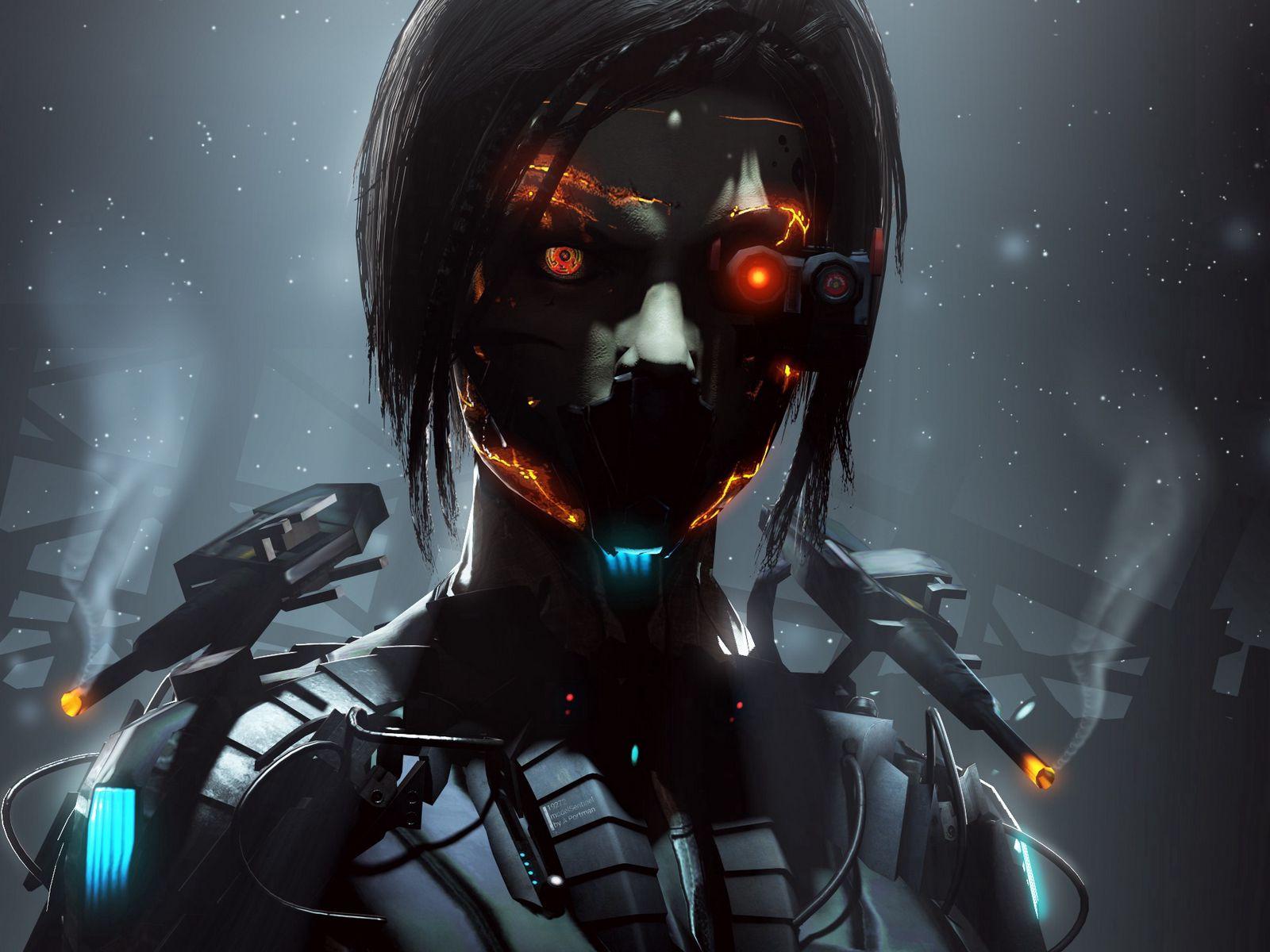 Black Cyborg Wallpapers - Top Free Black Cyborg Backgrounds ...