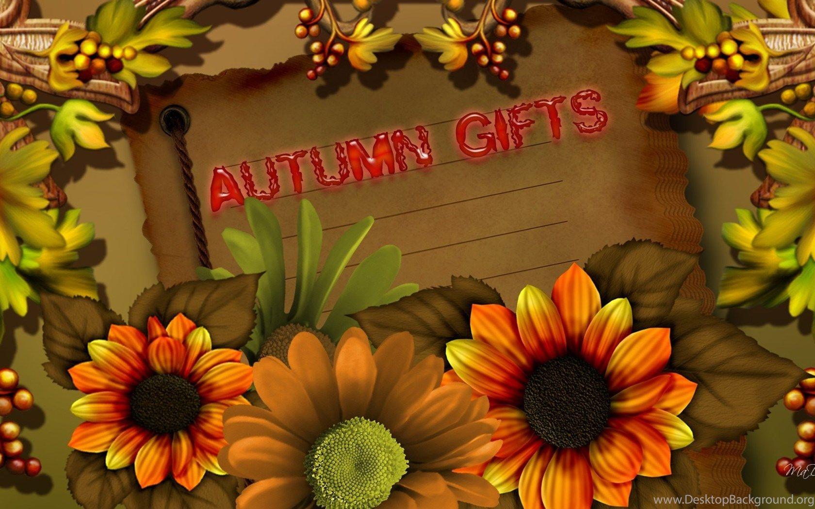 Fall Flowers Desktop Wallpapers - Top Free Fall Flowers Desktop ...