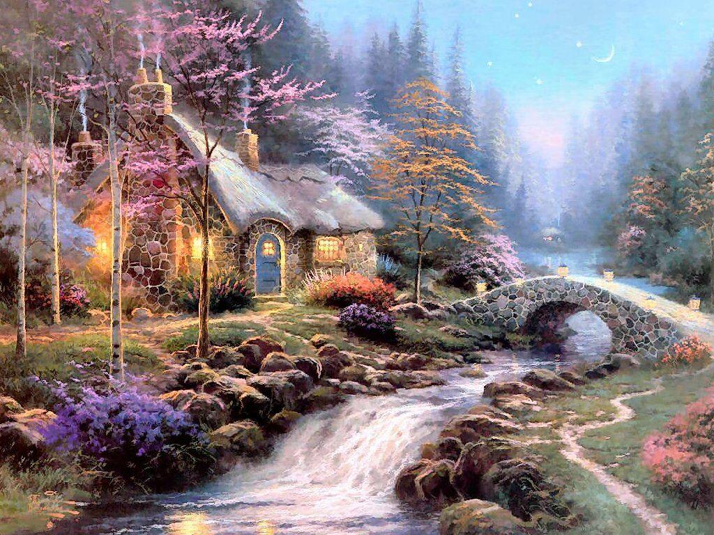 Cottage Computer Wallpapers - Top Free Cottage Computer Backgrounds ...