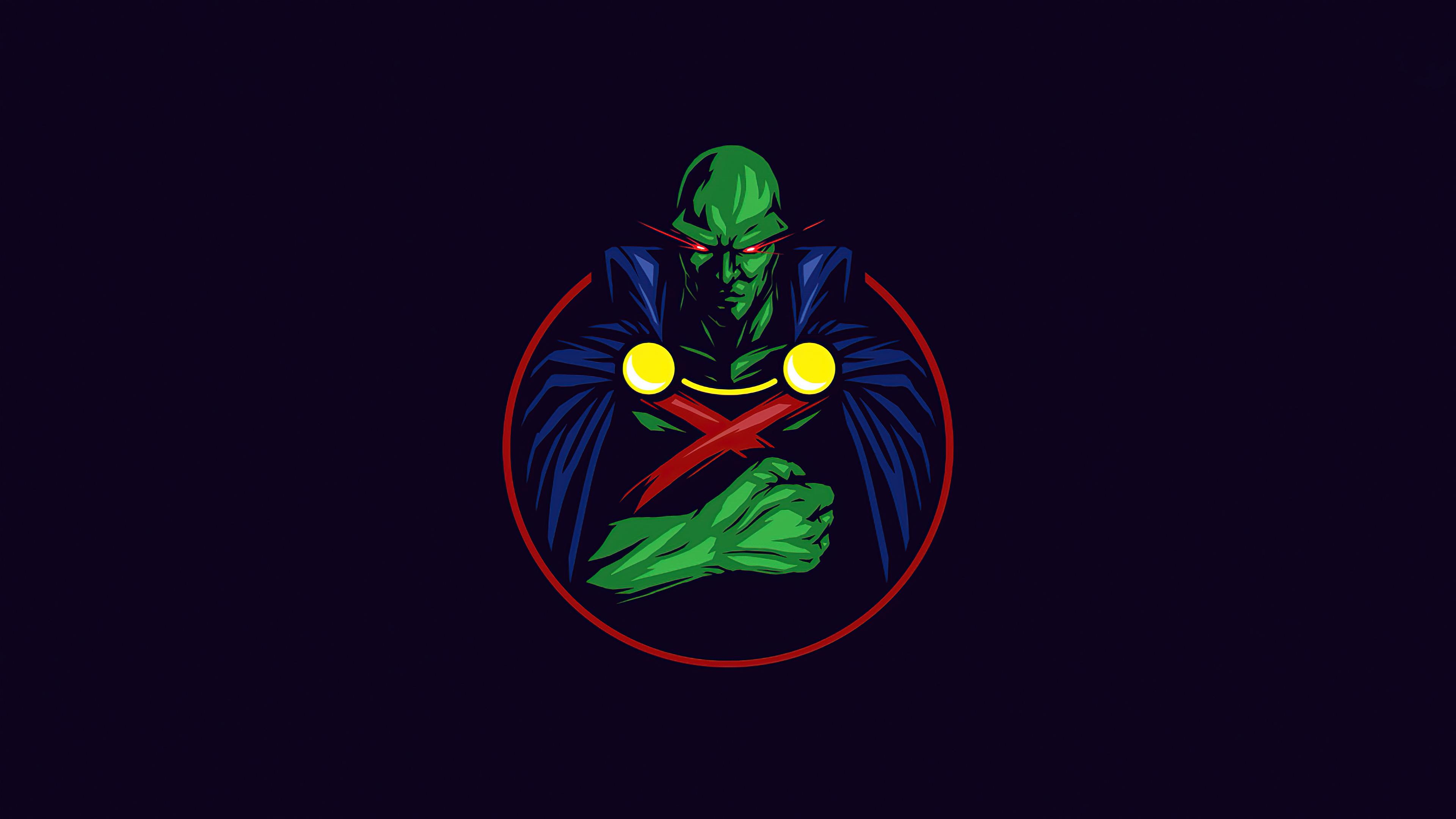 Martian Manhunter Symbol Wallpaper