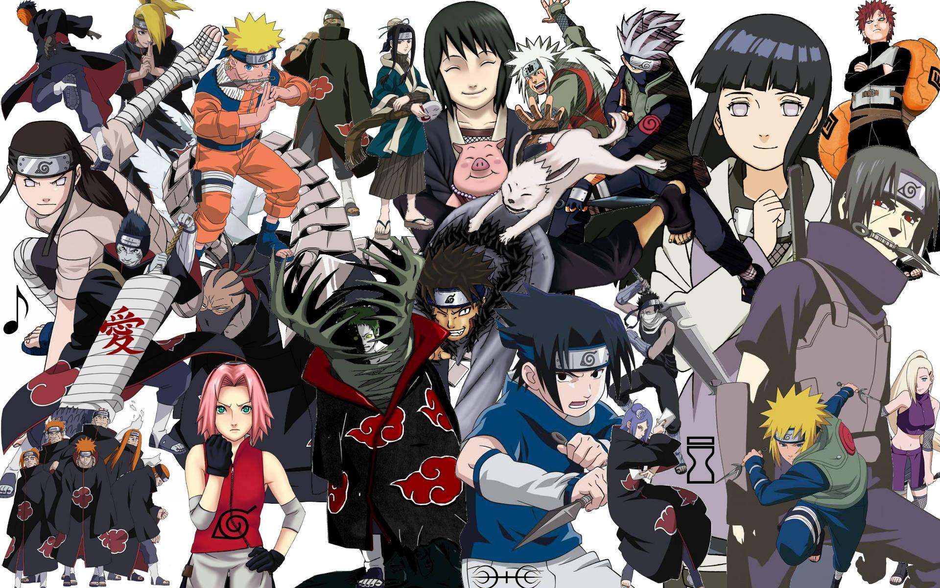 Naruto Collage Desktop Wallpapers - Top Free Naruto Collage Desktop ...