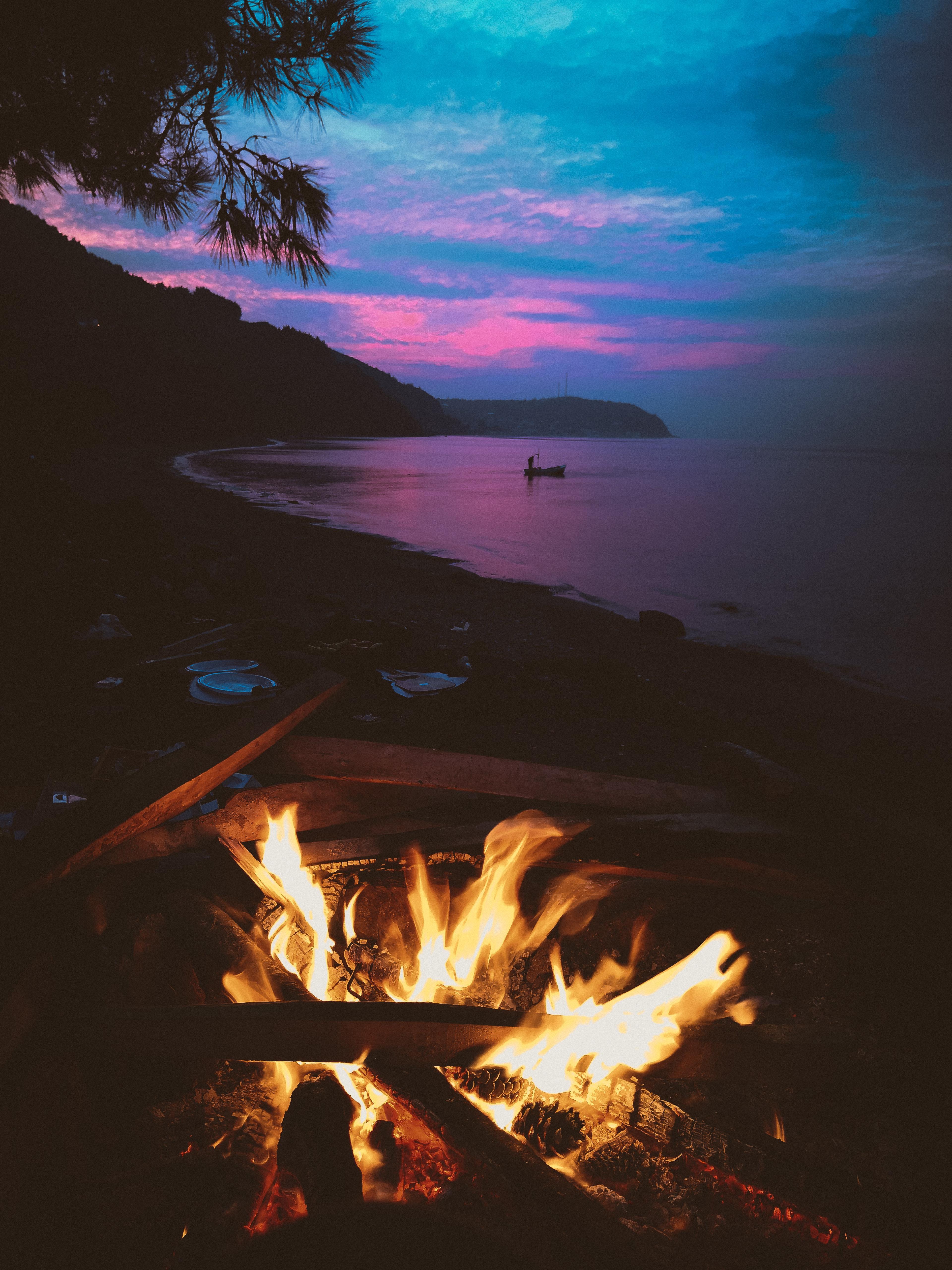 Beach Campfire Wallpapers - Top Free Beach Campfire Backgrounds ...