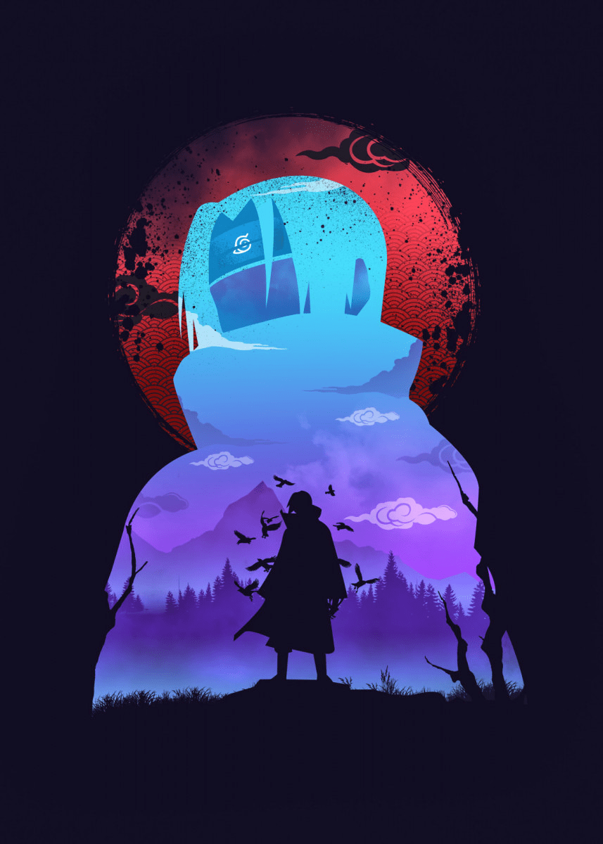 Blue Itachi Wallpapers - Top Free Blue Itachi Backgrounds - WallpaperAccess