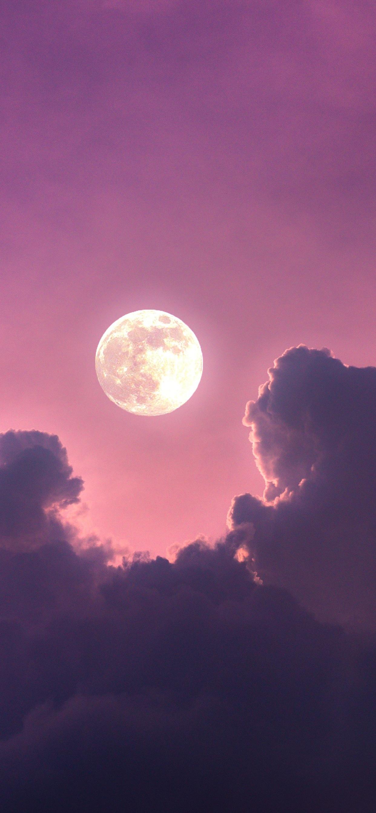 Pink and Blue Moon Wallpapers - Top Free Pink and Blue Moon Backgrounds ...