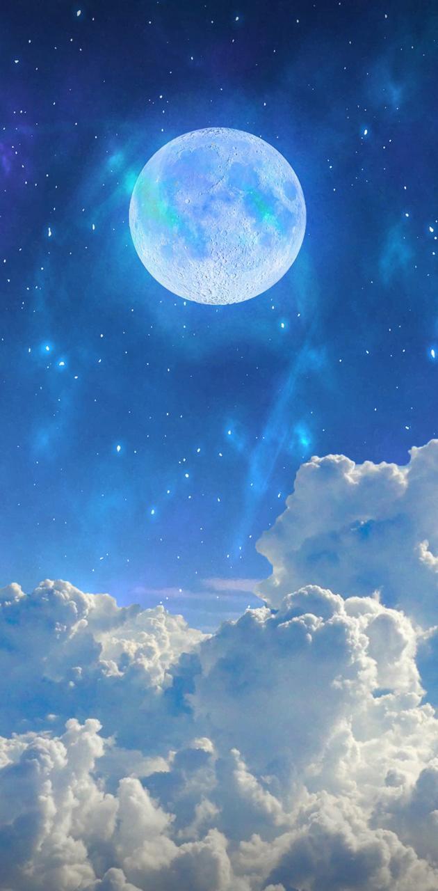Pink and Blue Moon Wallpapers - Top Free Pink and Blue Moon Backgrounds ...