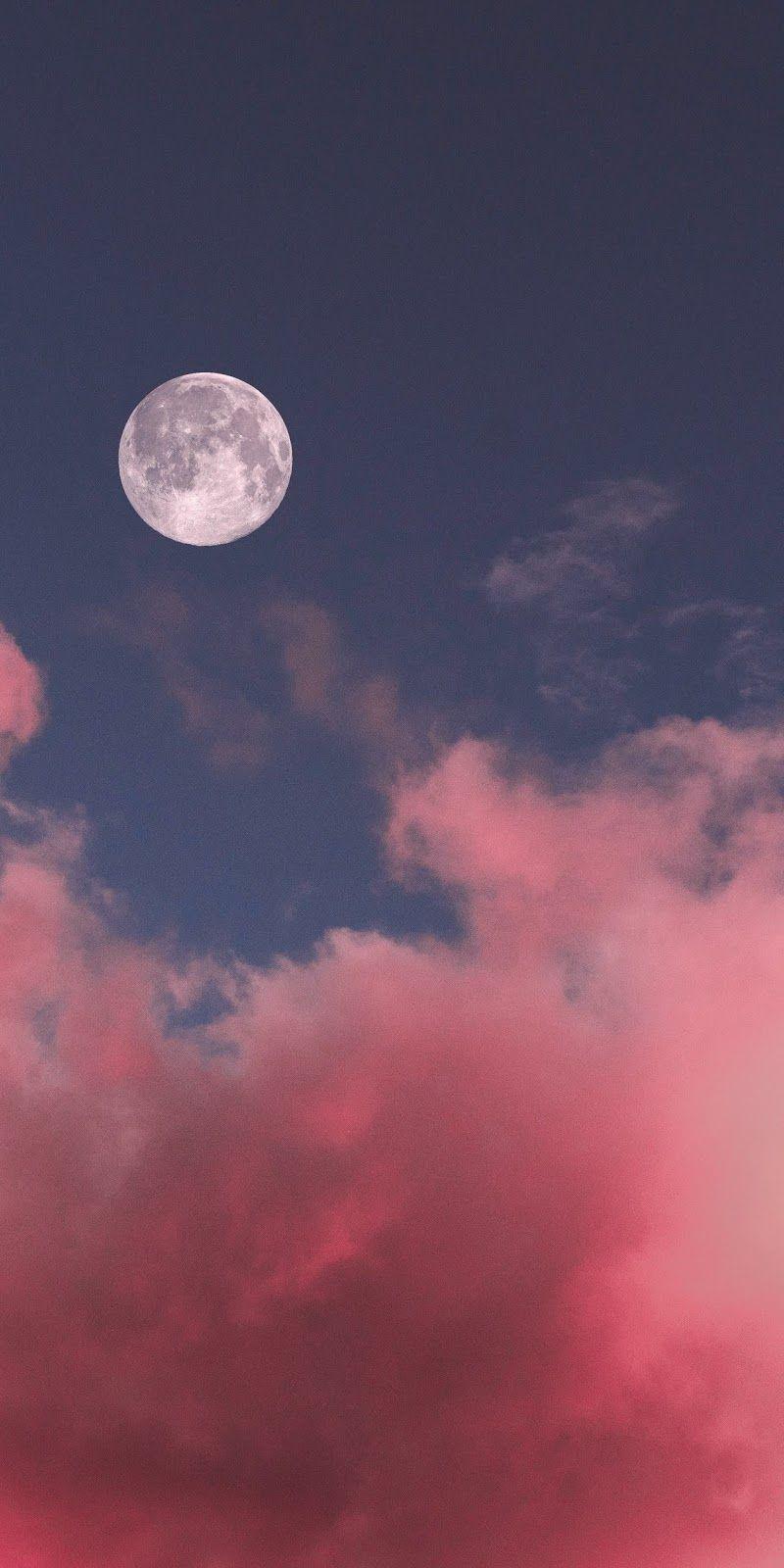 Pink and Blue Moon Wallpapers - Top Free Pink and Blue Moon Backgrounds ...