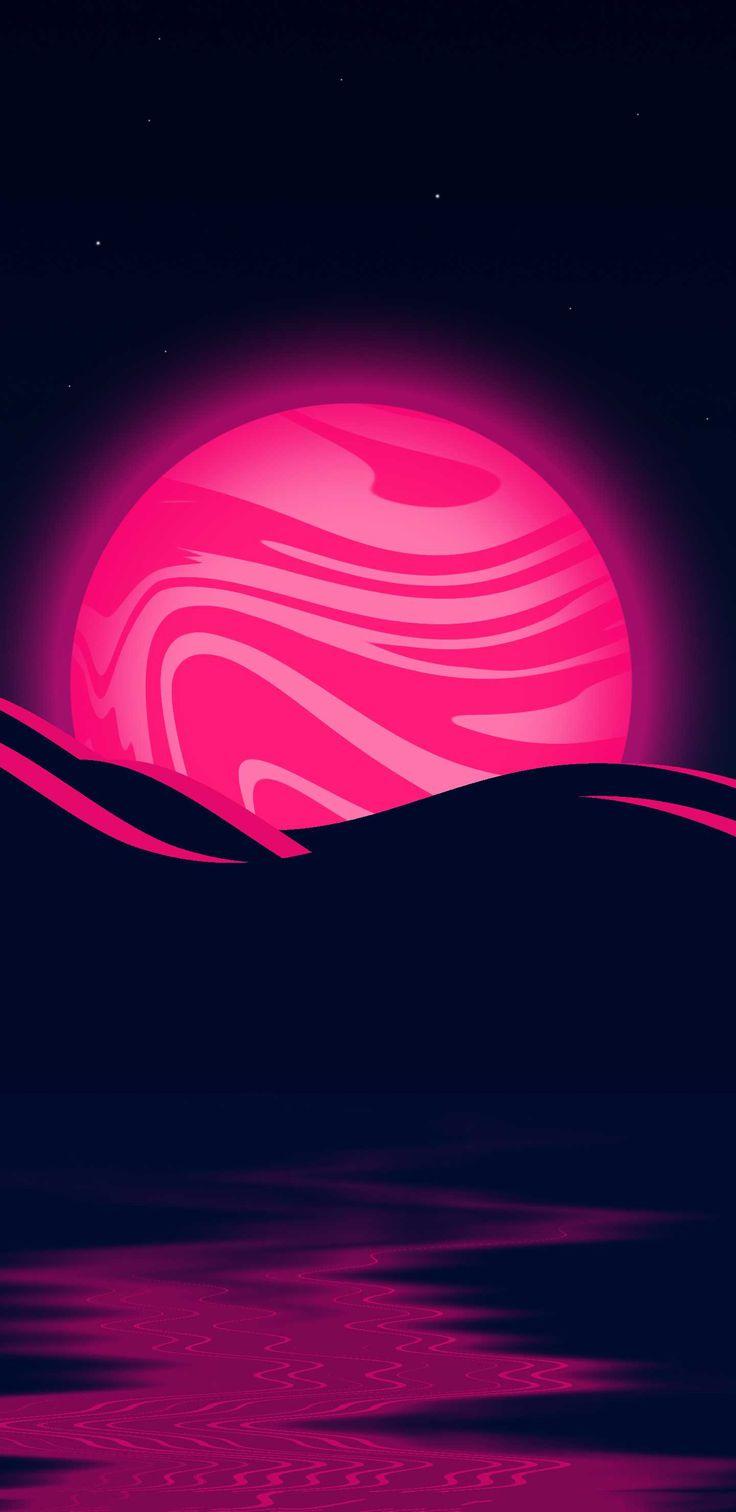 Pink and Blue Moon Wallpapers - Top Free Pink and Blue Moon Backgrounds ...