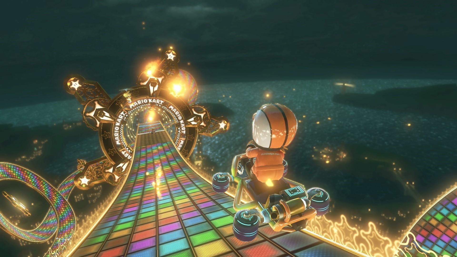 Mario Kart Rainbow Road Wallpapers - Top Free Mario Kart Rainbow Road ...