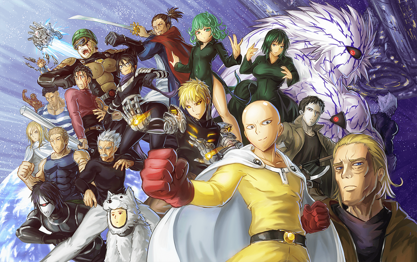 One Punch Man Characters Wallpapers - Top Free One Punch Man Characters ...