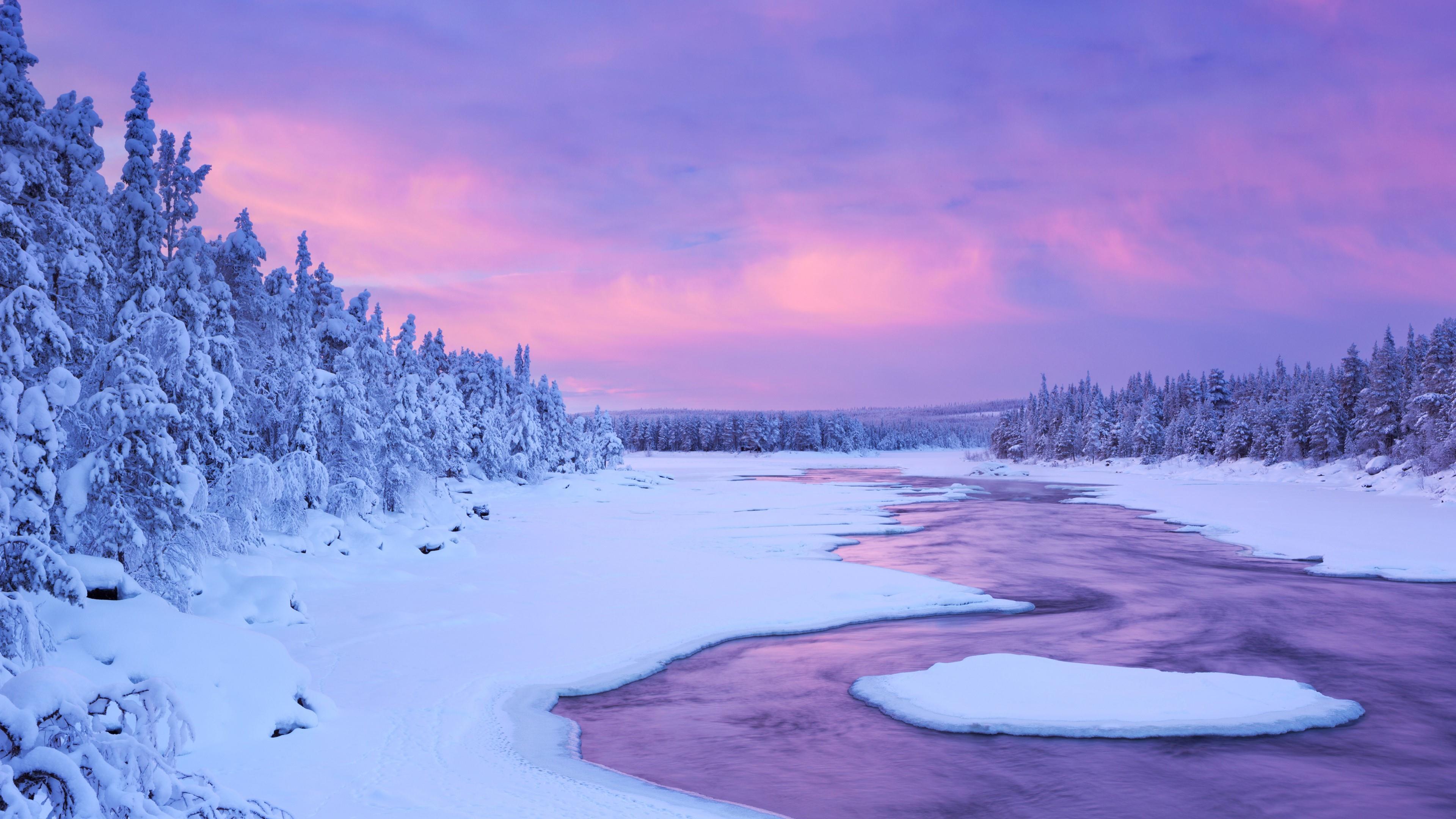 4K Snow Sunset Wallpapers - Top Free 4K Snow Sunset Backgrounds ...