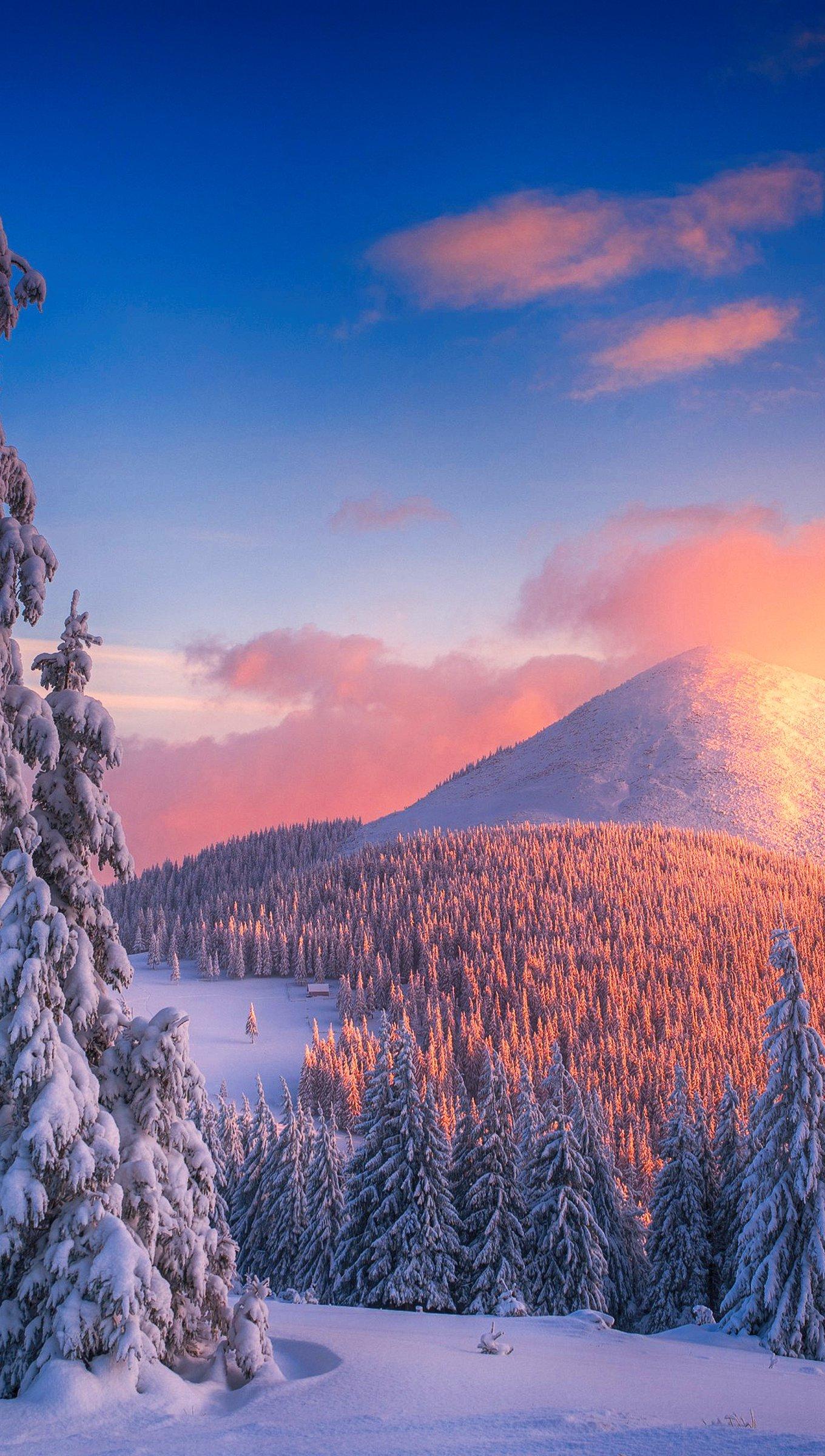 4K Snow Sunset Wallpapers - Top Free 4K Snow Sunset Backgrounds ...