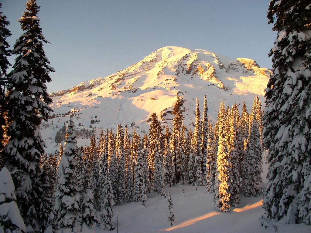 Mount Rainier Winter Wallpapers - Top Free Mount Rainier Winter ...