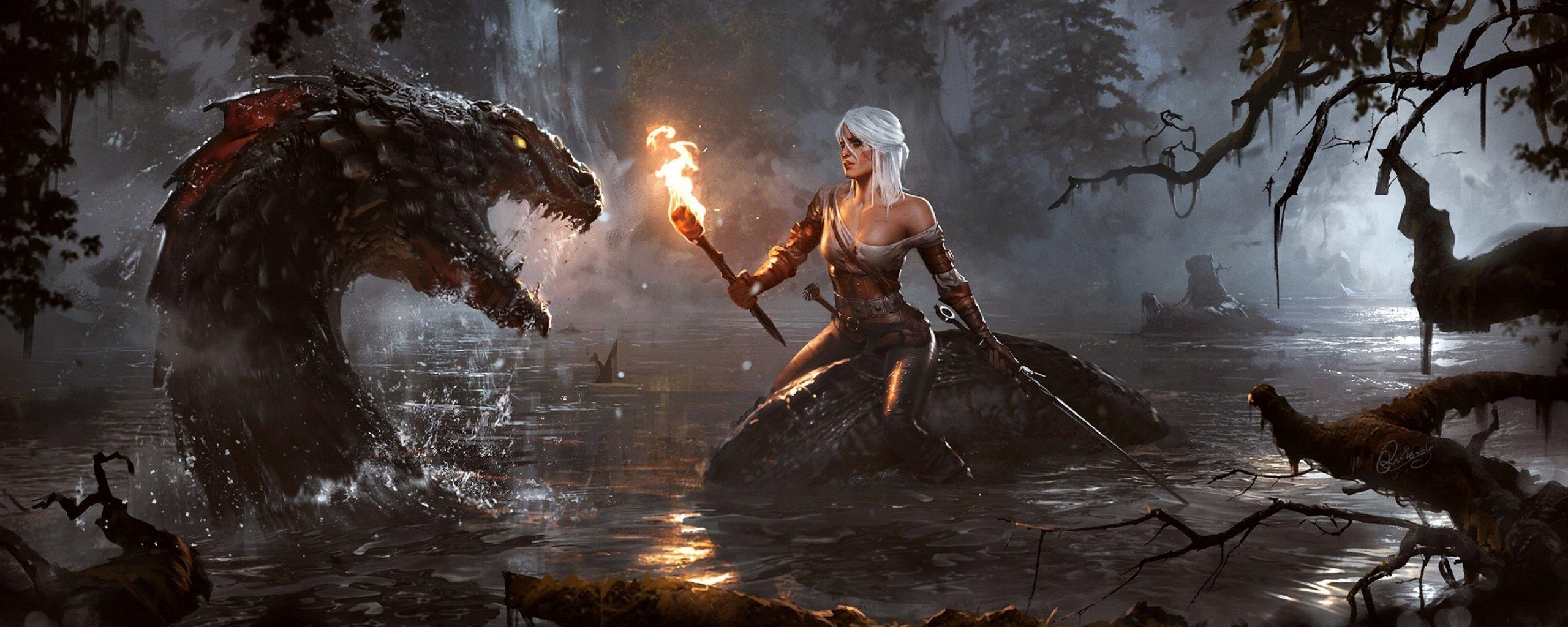 Dual Monitor Witcher 3 Wallpapers - Top Free Dual Monitor Witcher 3 ...