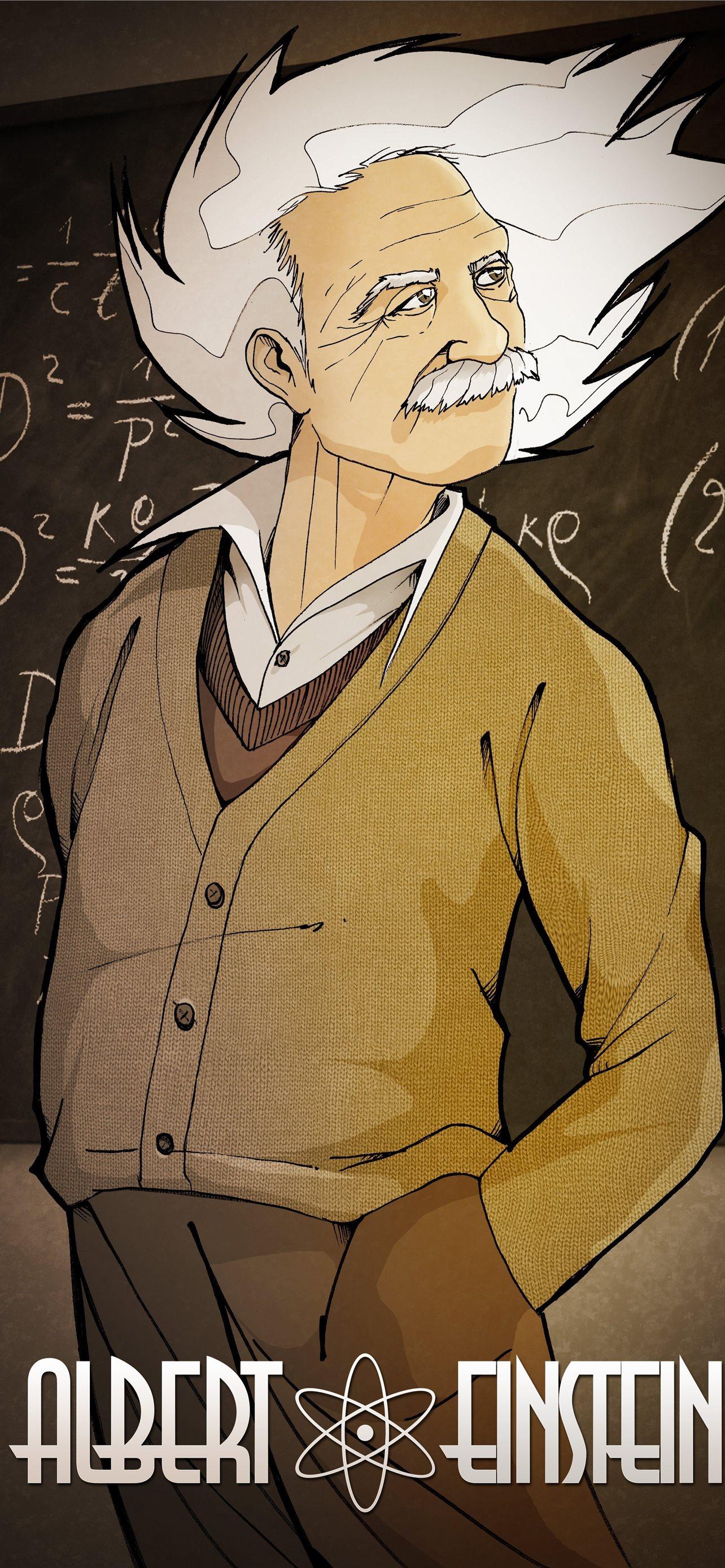 Albert Einstein iPhone Wallpapers - Top Free Albert Einstein iPhone Backgrounds - WallpaperAccess