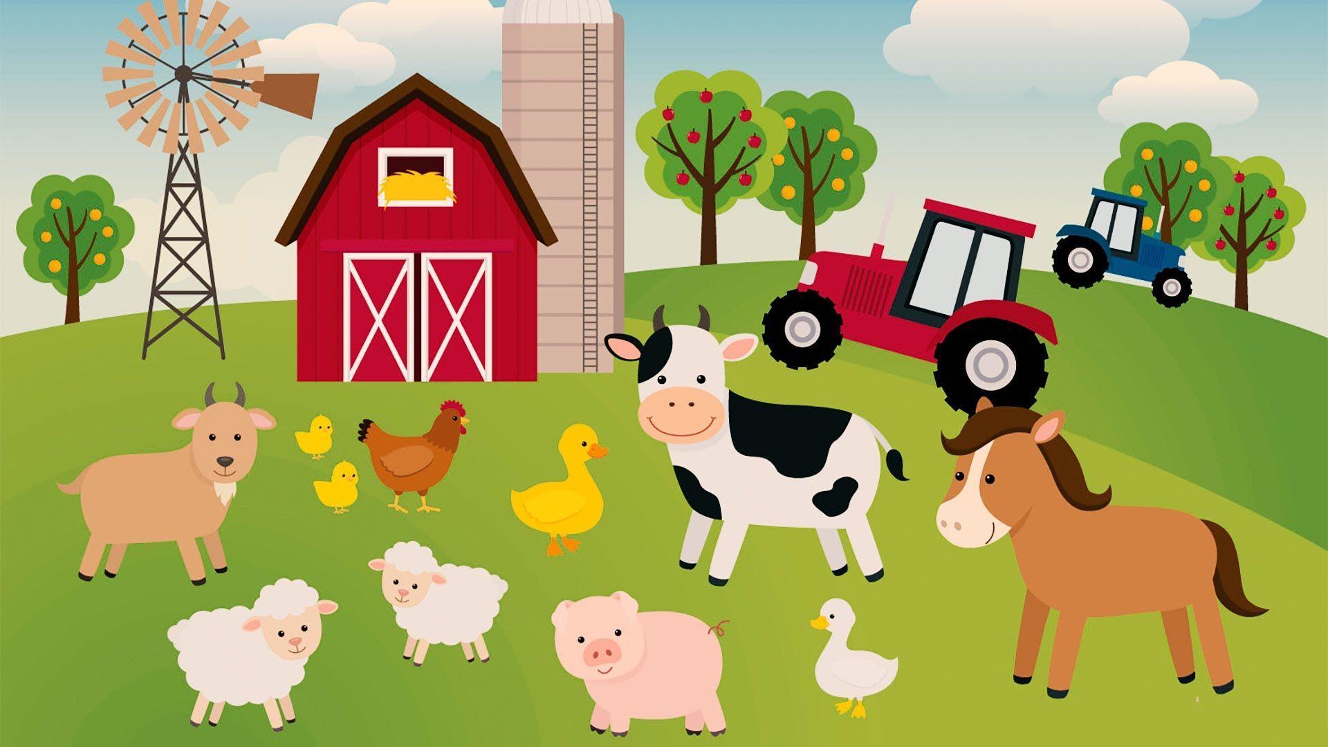 Cartoon Animal Farm Wallpapers - Top Free Cartoon Animal Farm ...