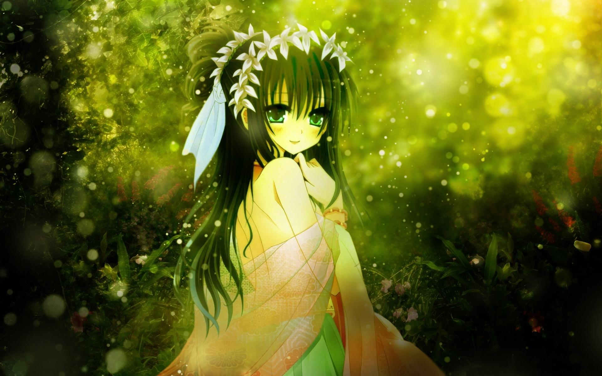 Green Anime Girl Wallpapers - Top Free Green Anime Girl Backgrounds ...
