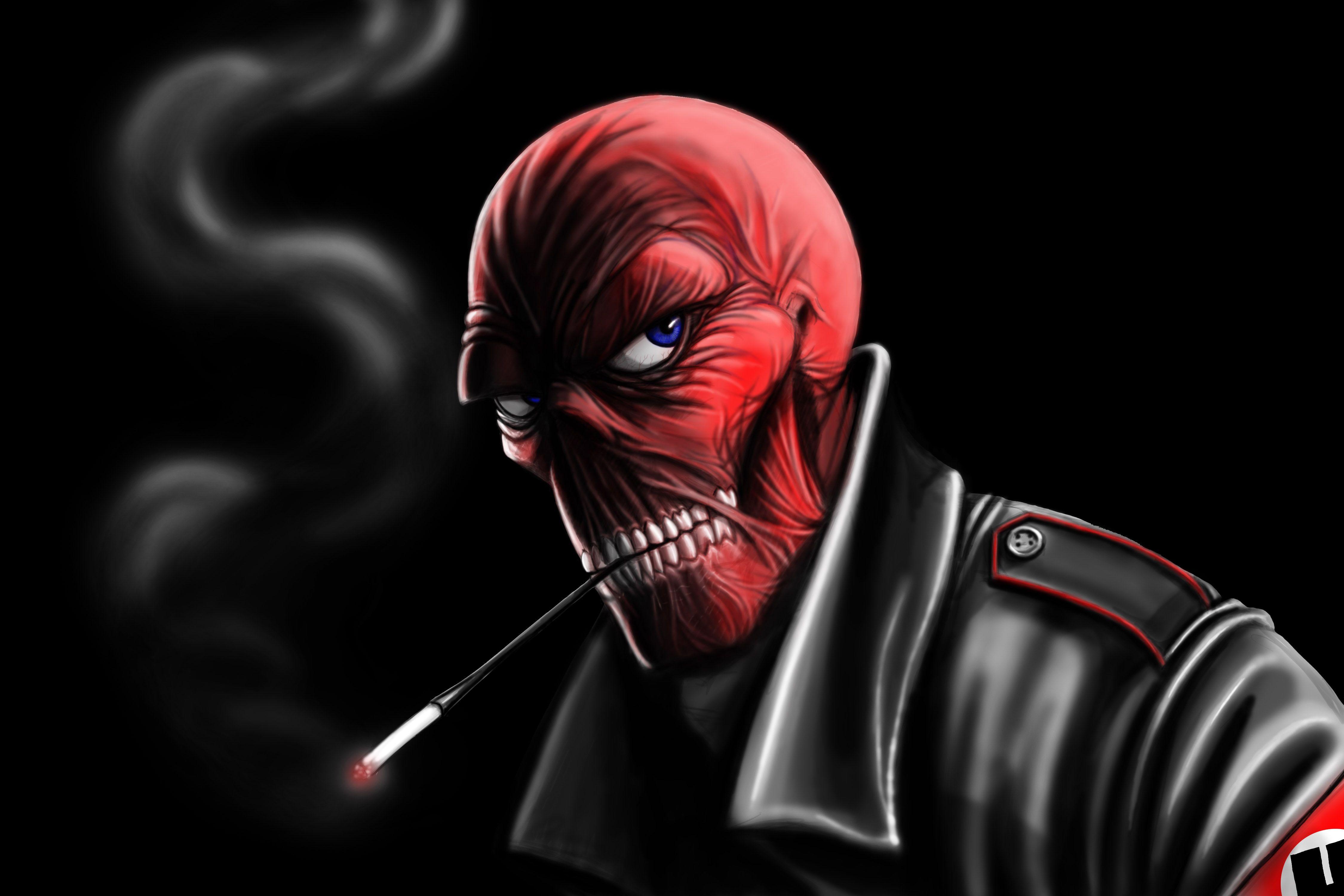 Red Skull Wallpapers - Top Free Red Skull Backgrounds - WallpaperAccess