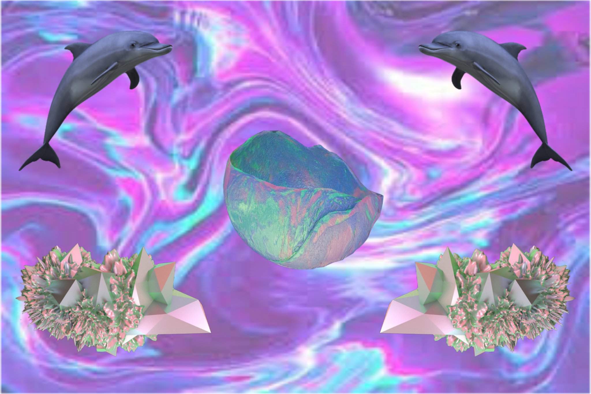 Seapunk Wallpapers - Top Free Seapunk Backgrounds - WallpaperAccess