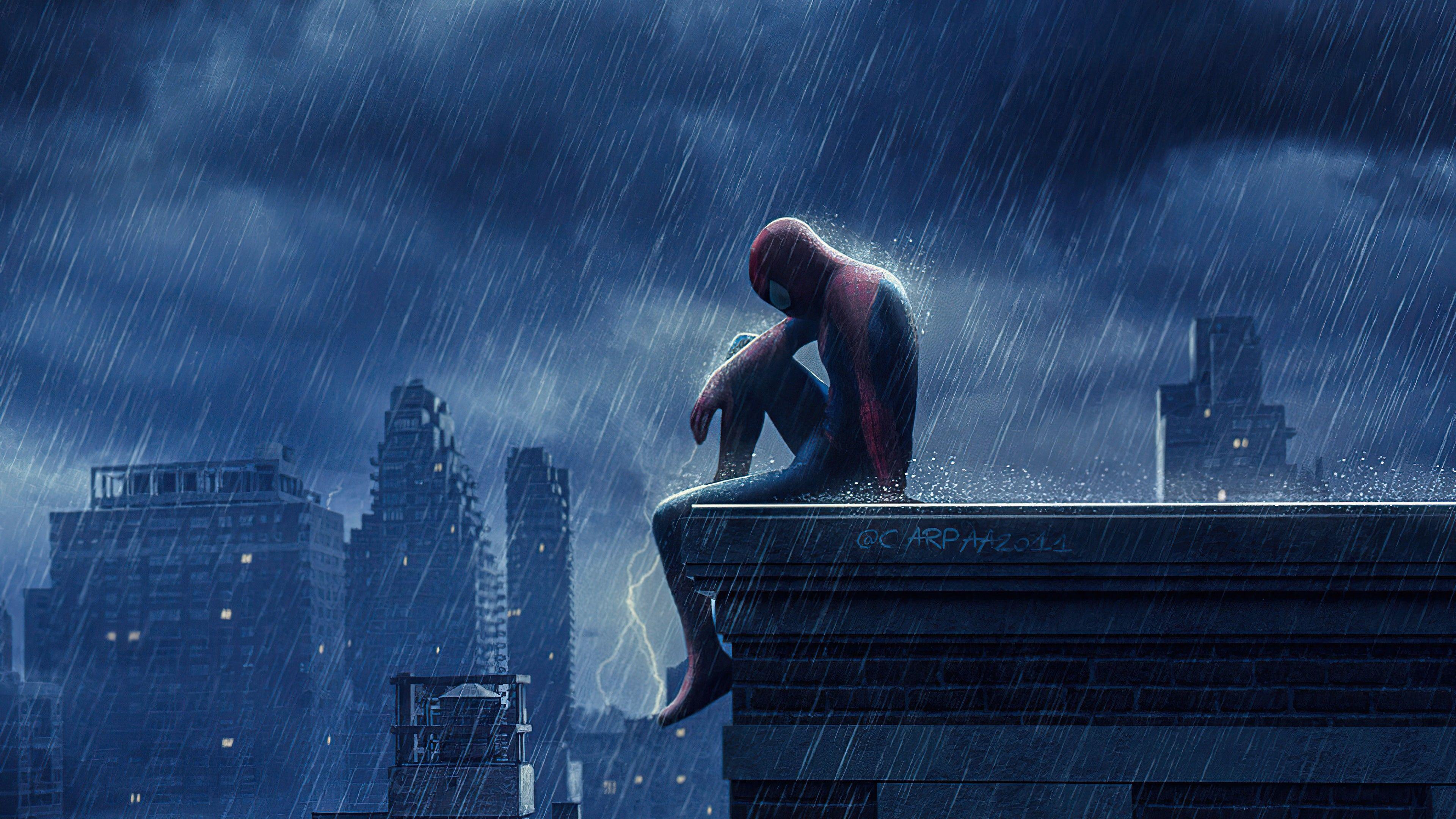 Alone Spiderman Wallpapers - Top Free Alone Spiderman Backgrounds ...
