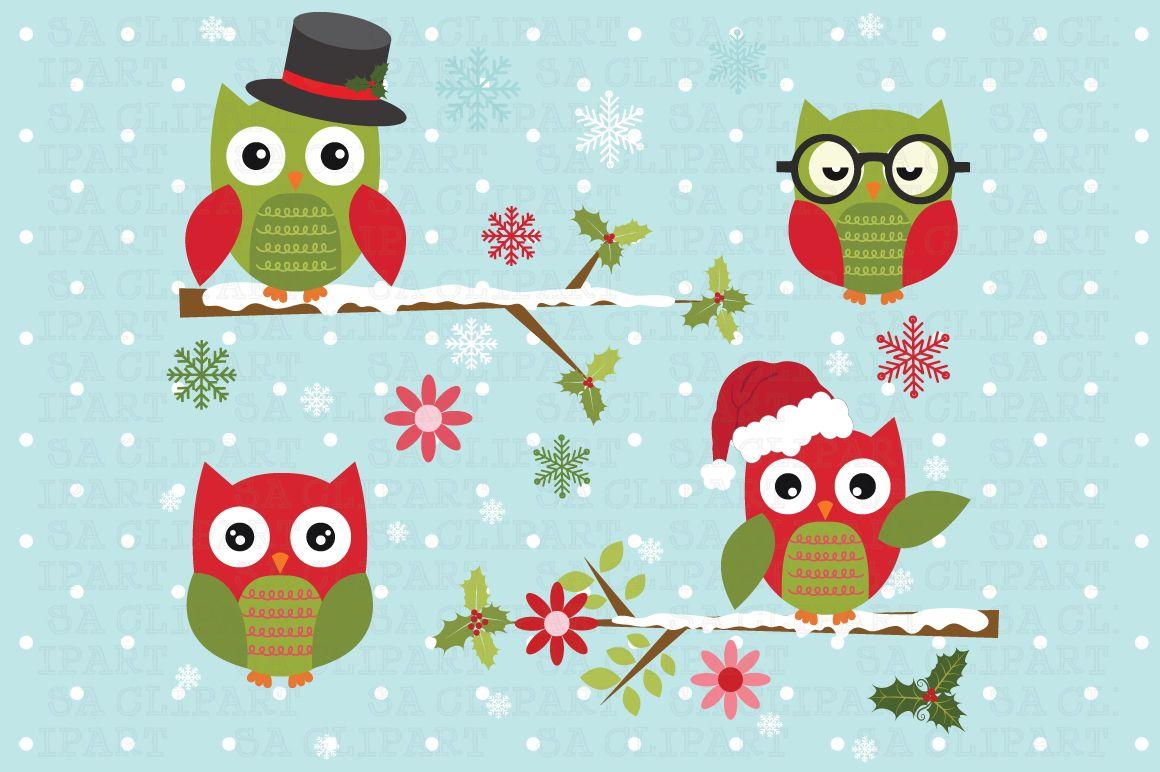 Cute Christmas Owl Wallpapers - Top Free Cute Christmas Owl Backgrounds ...