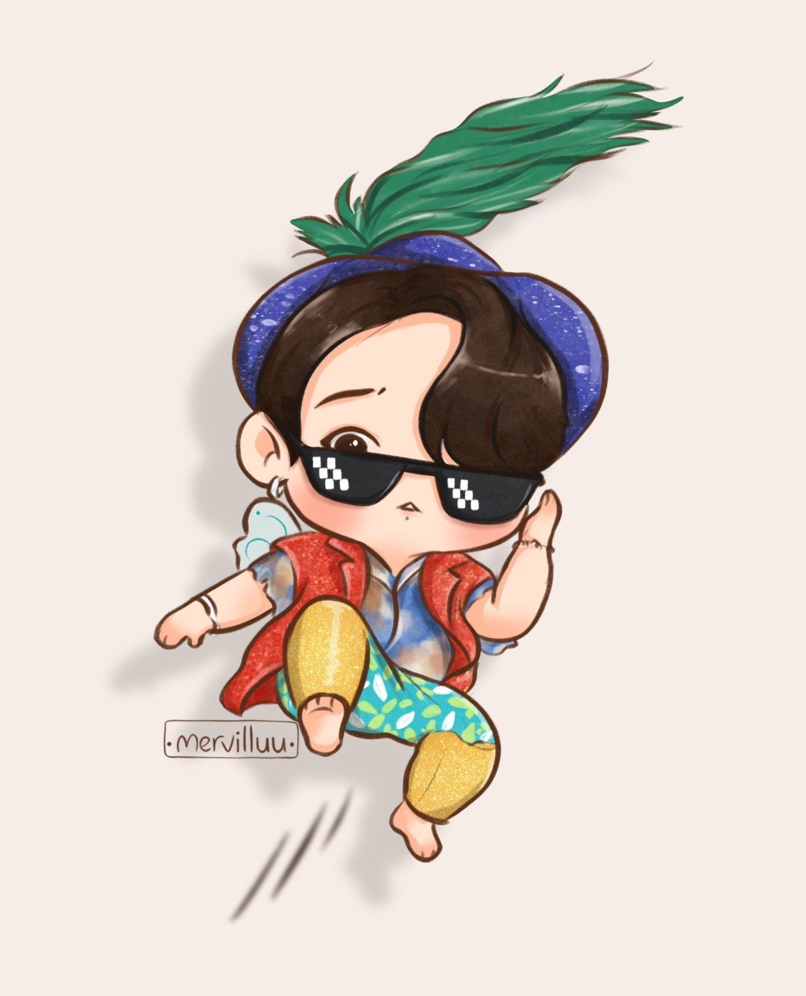 Jungkook Cartoon Wallpapers - Top Free Jungkook Cartoon Backgrounds ...