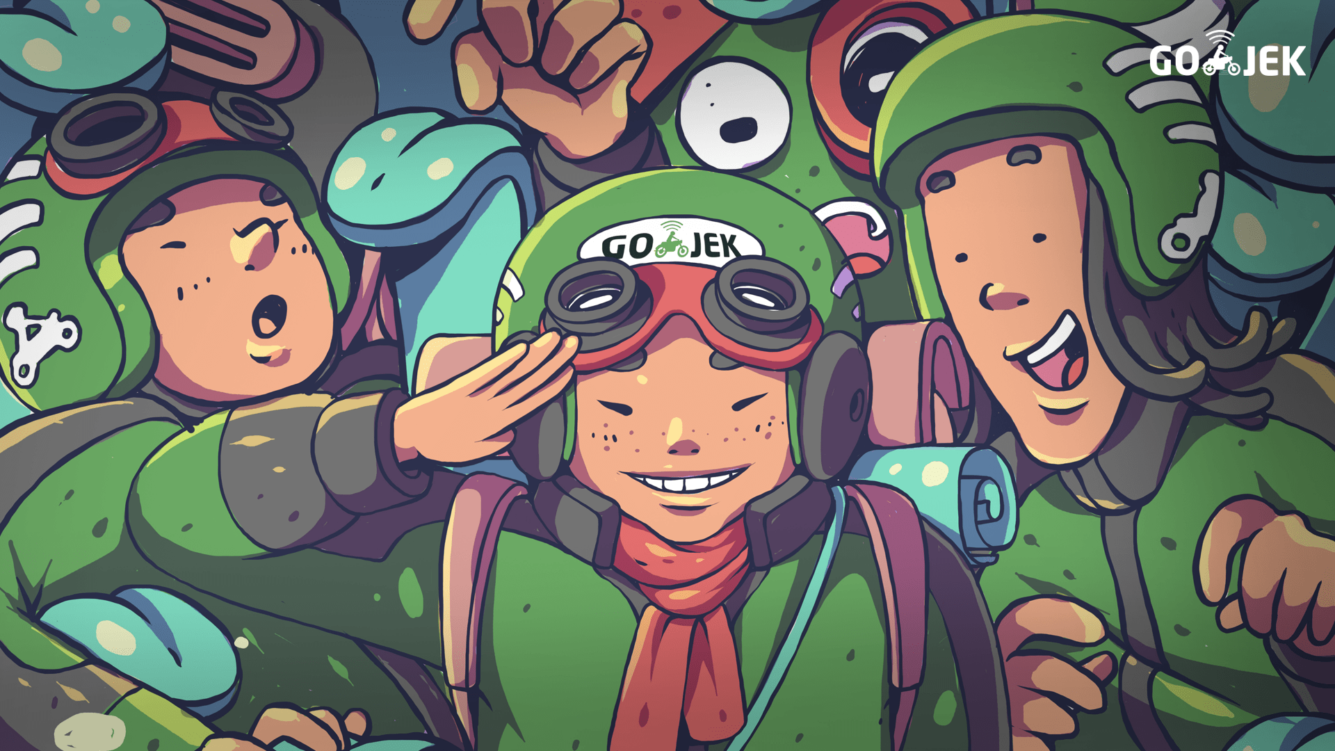 Gojek Wallpapers - Top Free Gojek Backgrounds - WallpaperAccess