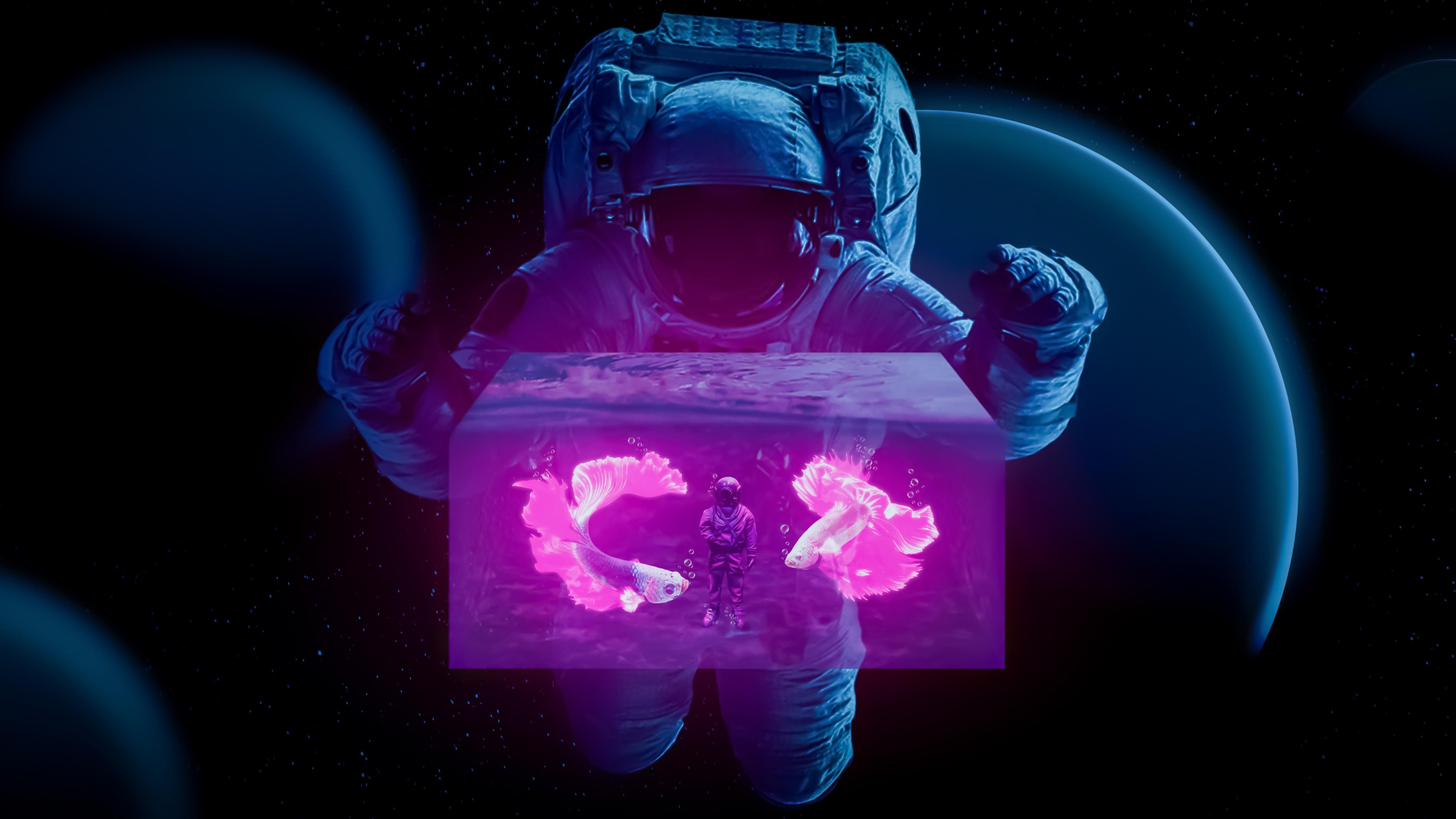 Purple Astronaut Wallpapers - Top Free Purple Astronaut Backgrounds ...