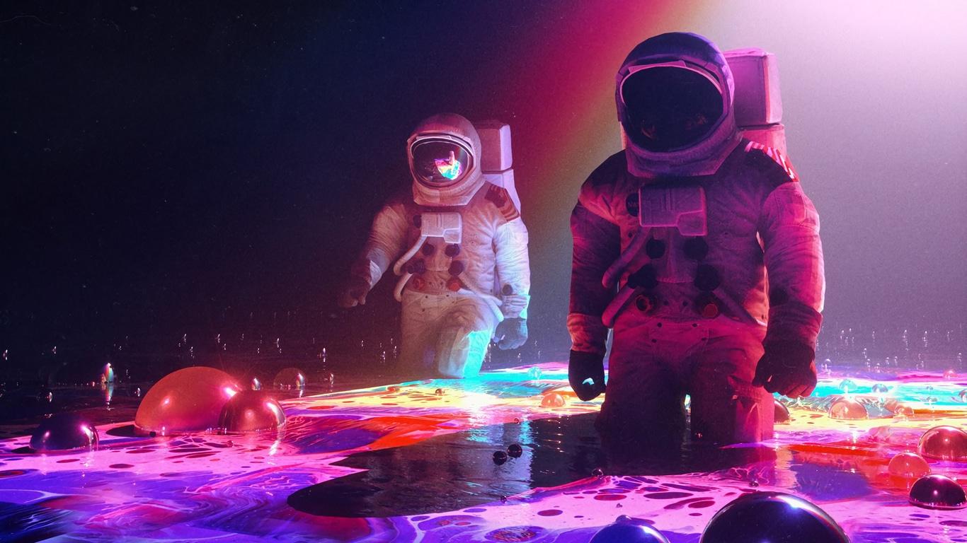 Purple Astronaut Wallpapers - Top Free Purple Astronaut Backgrounds ...