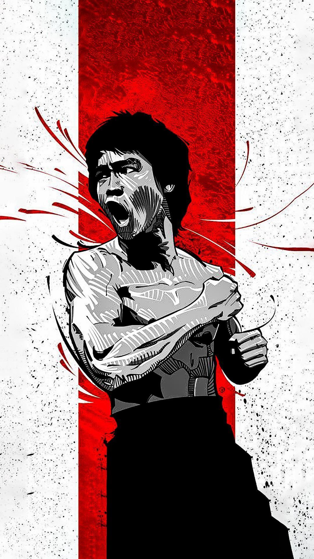 Bruce Lee Cartoon Wallpapers - Top Free Bruce Lee Cartoon Backgrounds ...