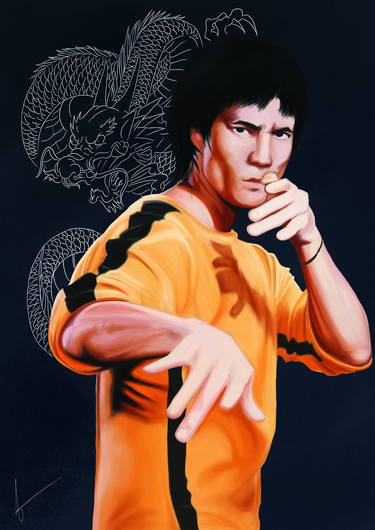 Bruce Lee Cartoon Wallpapers - Top Free Bruce Lee Cartoon Backgrounds ...