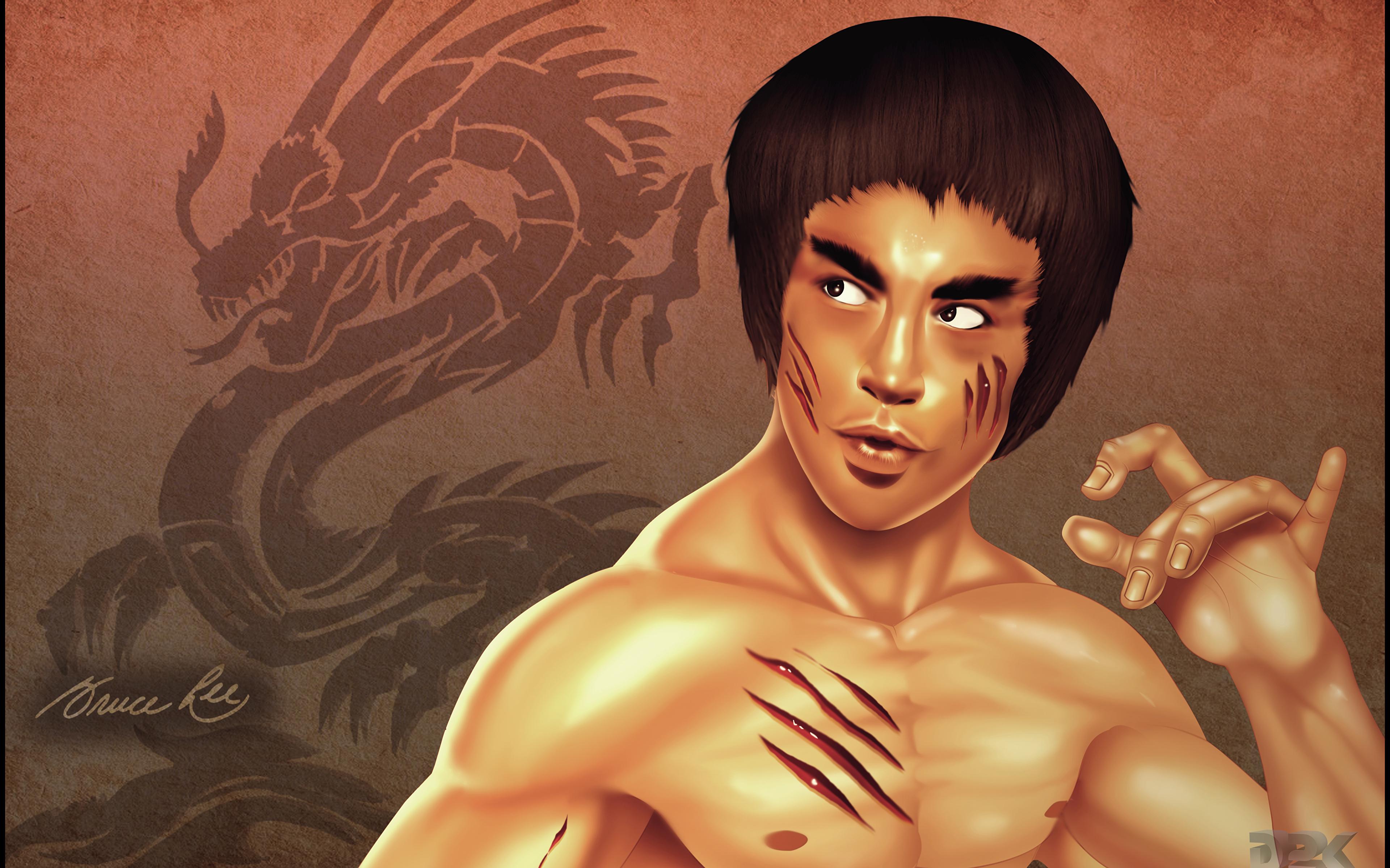 Bruce Lee Cartoon Wallpapers - Top Free Bruce Lee Cartoon Backgrounds ...