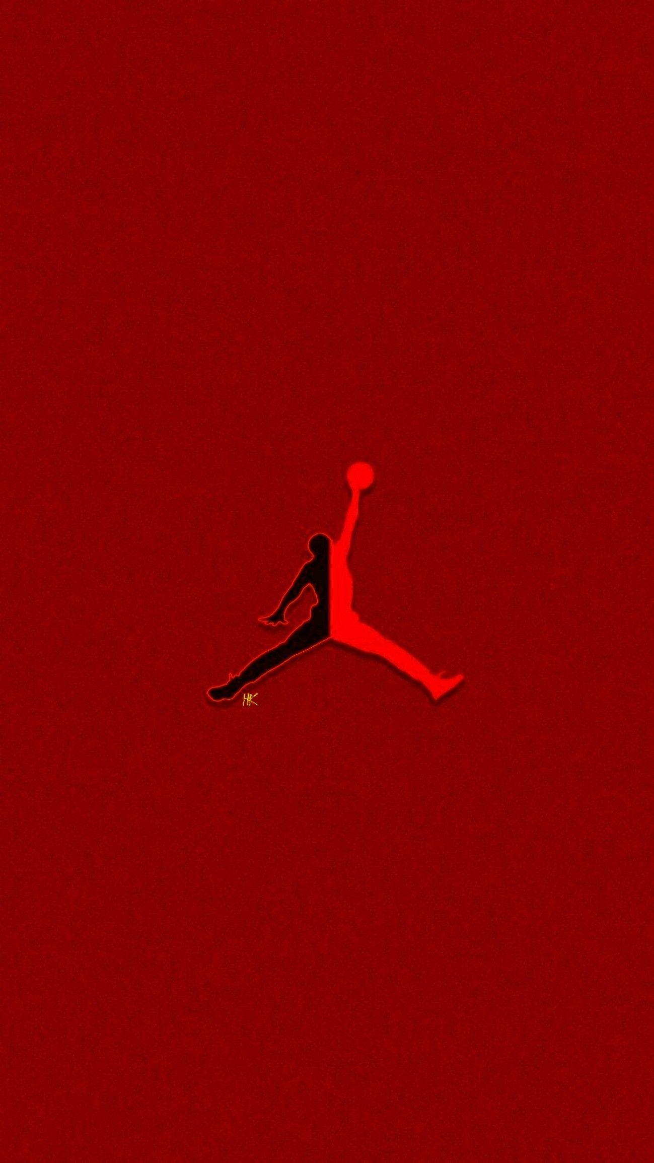 Red Jordan Logo Wallpapers - Top Free Red Jordan Logo Backgrounds ...