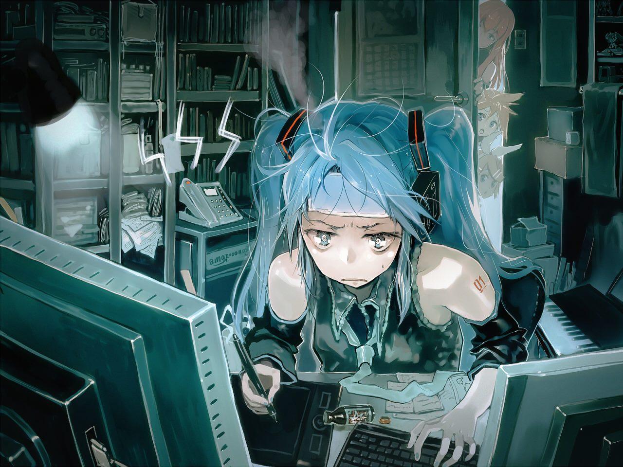 Hatsune Miku Computer Wallpapers - Top Free Hatsune Miku Computer ...