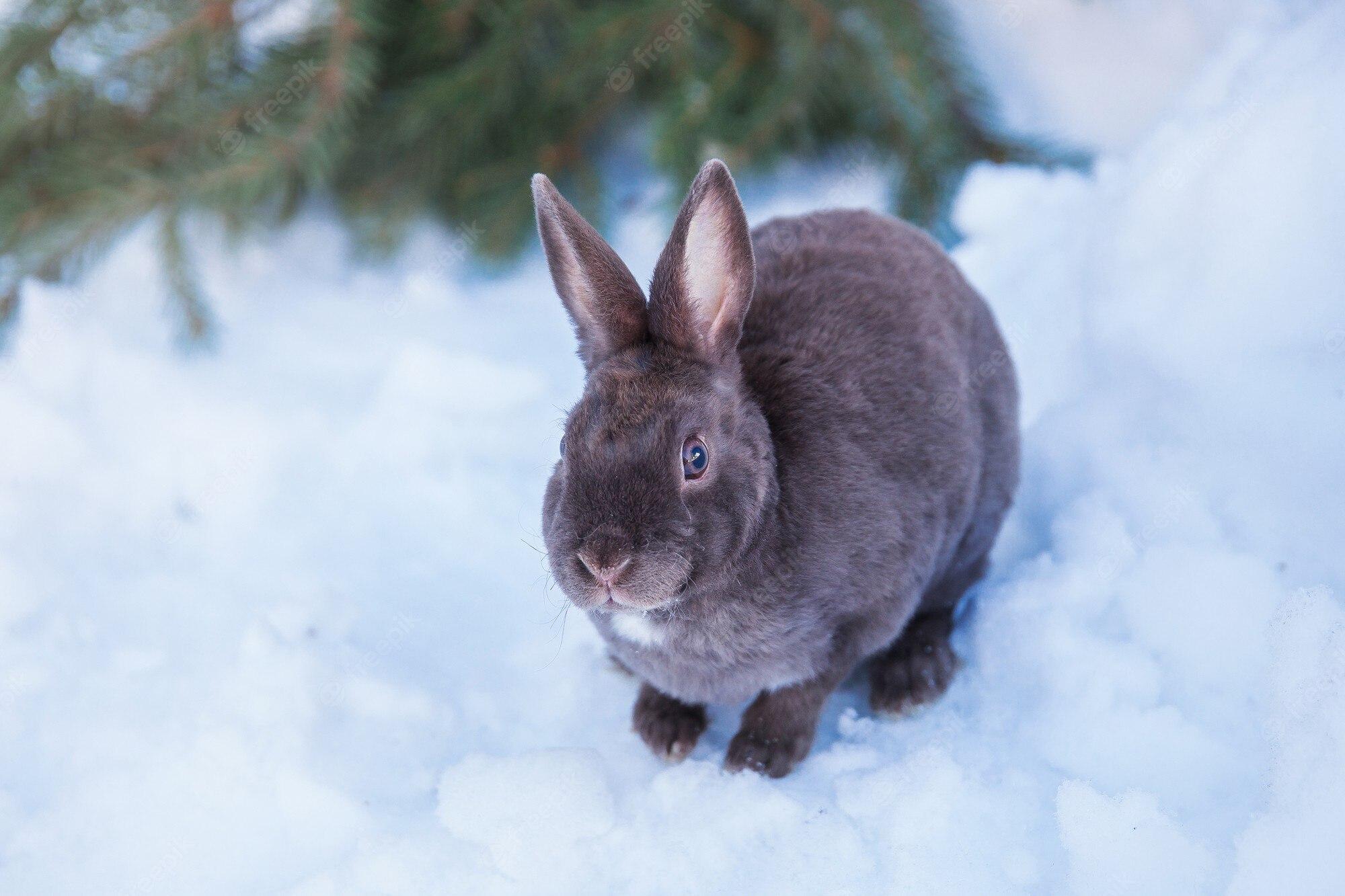 Snow Rabbit Desktop Wallpapers - Top Free Snow Rabbit Desktop ...