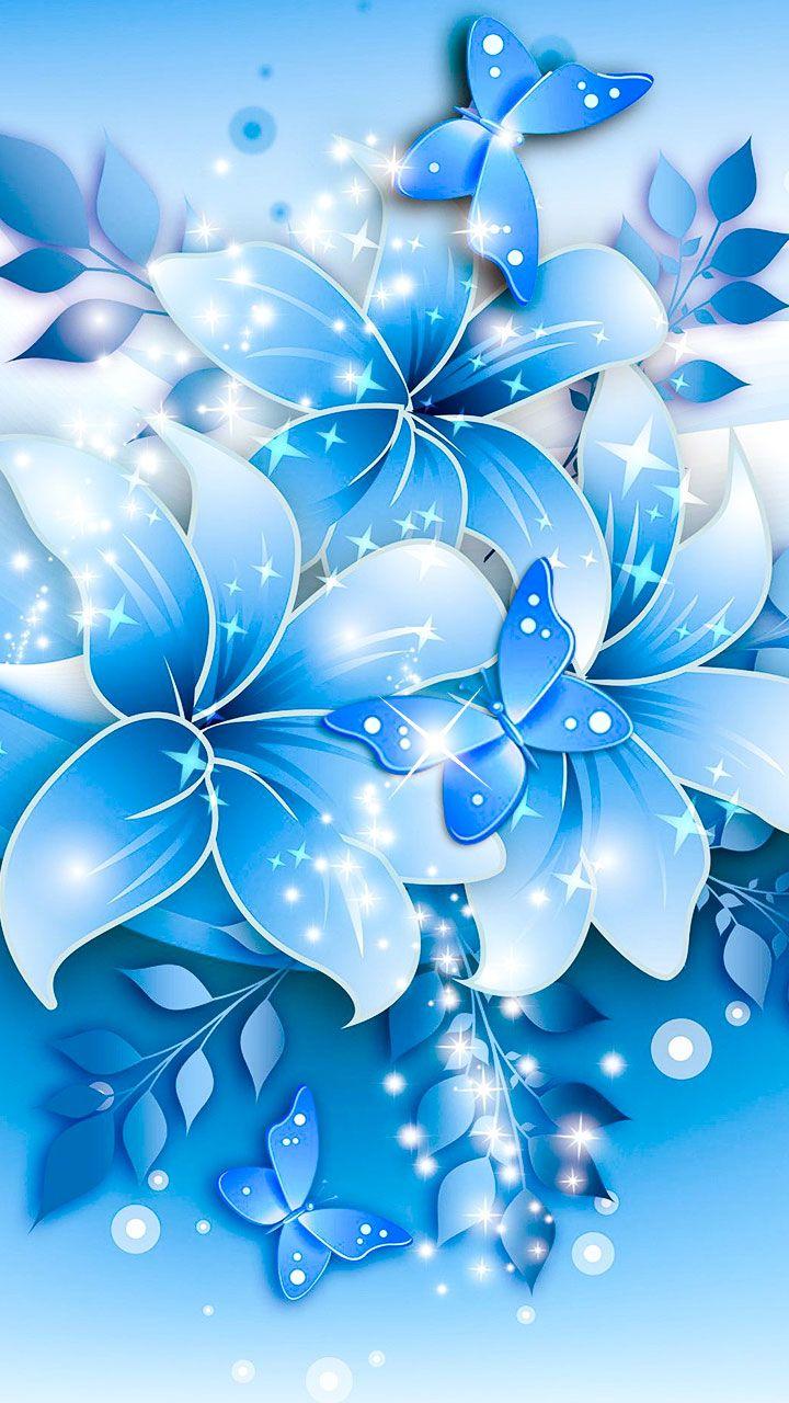 Pretty Blue Flower Wallpapers - Top Free Pretty Blue Flower Backgrounds ...