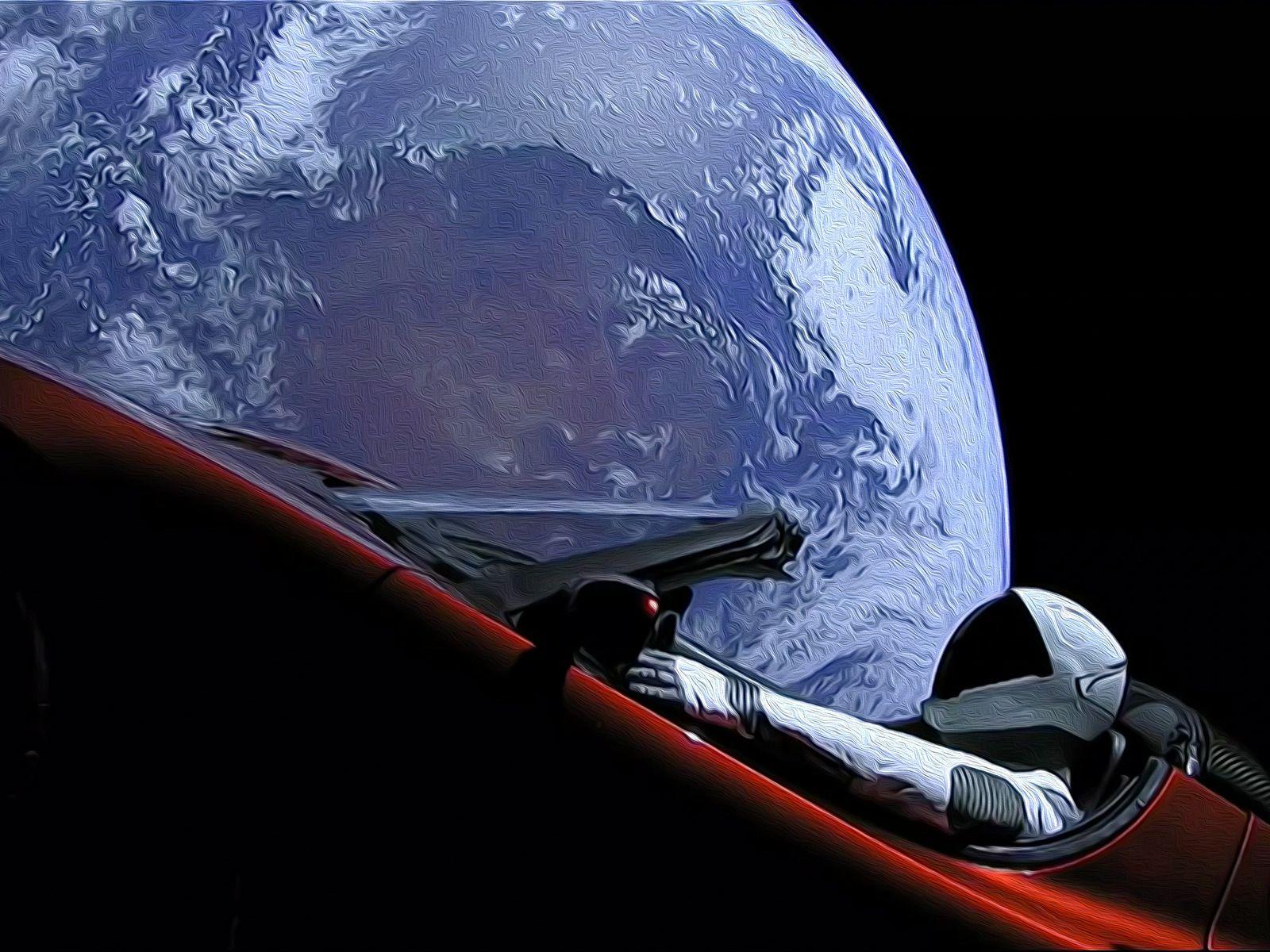 Tesla in Space Wallpapers - Top Free Tesla in Space Backgrounds ...