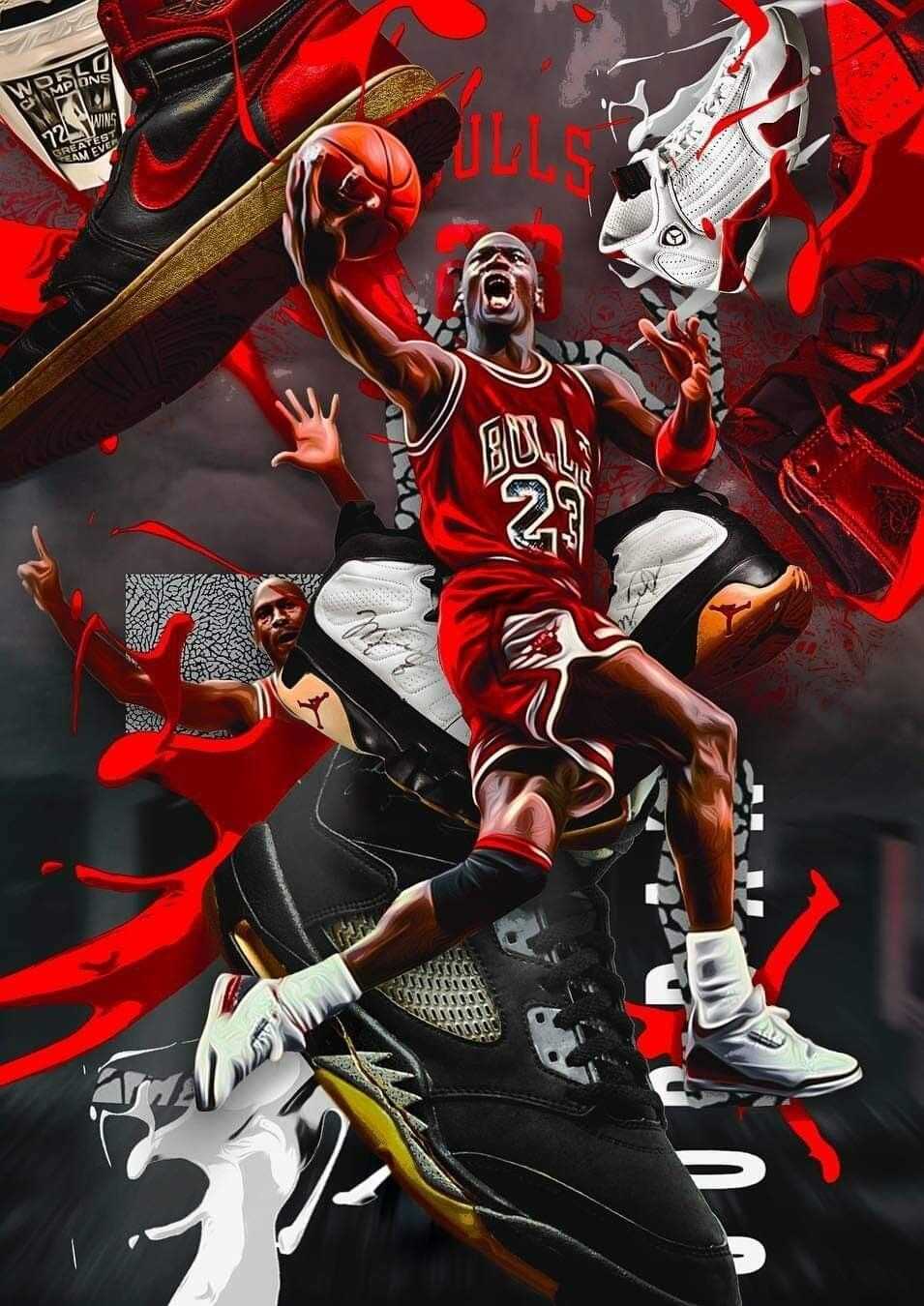 Air Jordan Red Wallpapers - Top Free Air Jordan Red Backgrounds ...