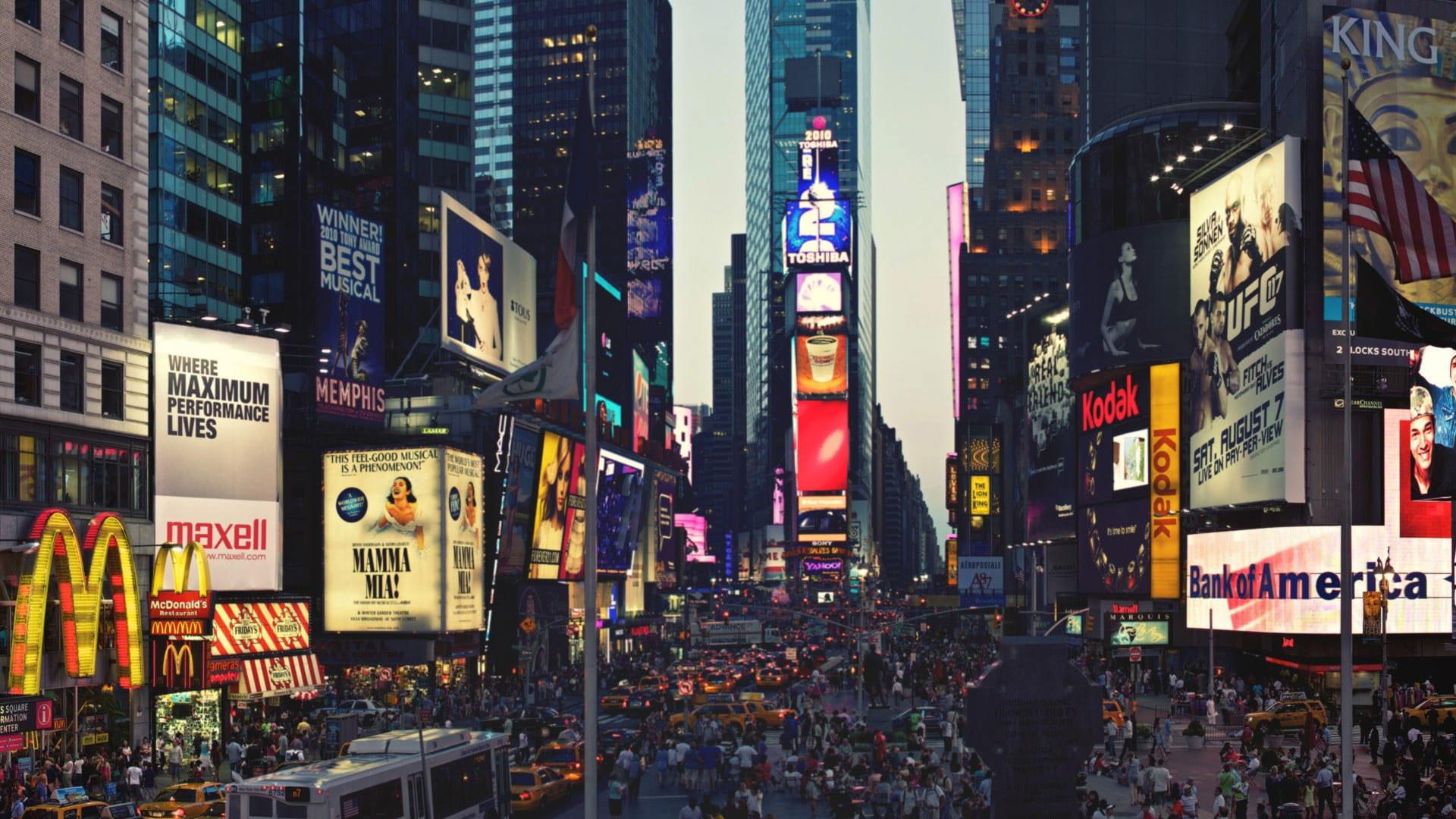 1920X1080 Times Square Wallpapers - Top Free 1920X1080 Times Square ...