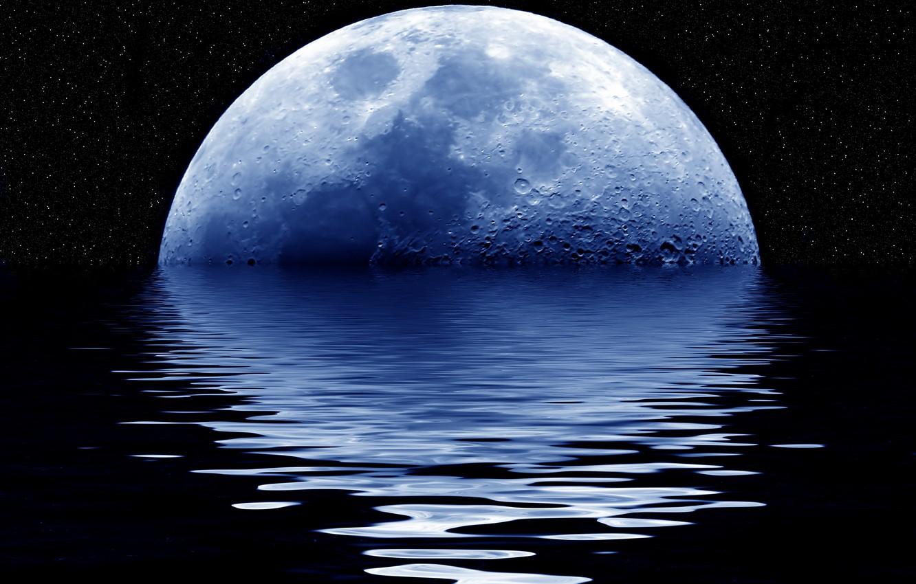 Moon and Water Wallpapers - Top Free Moon and Water Backgrounds ...