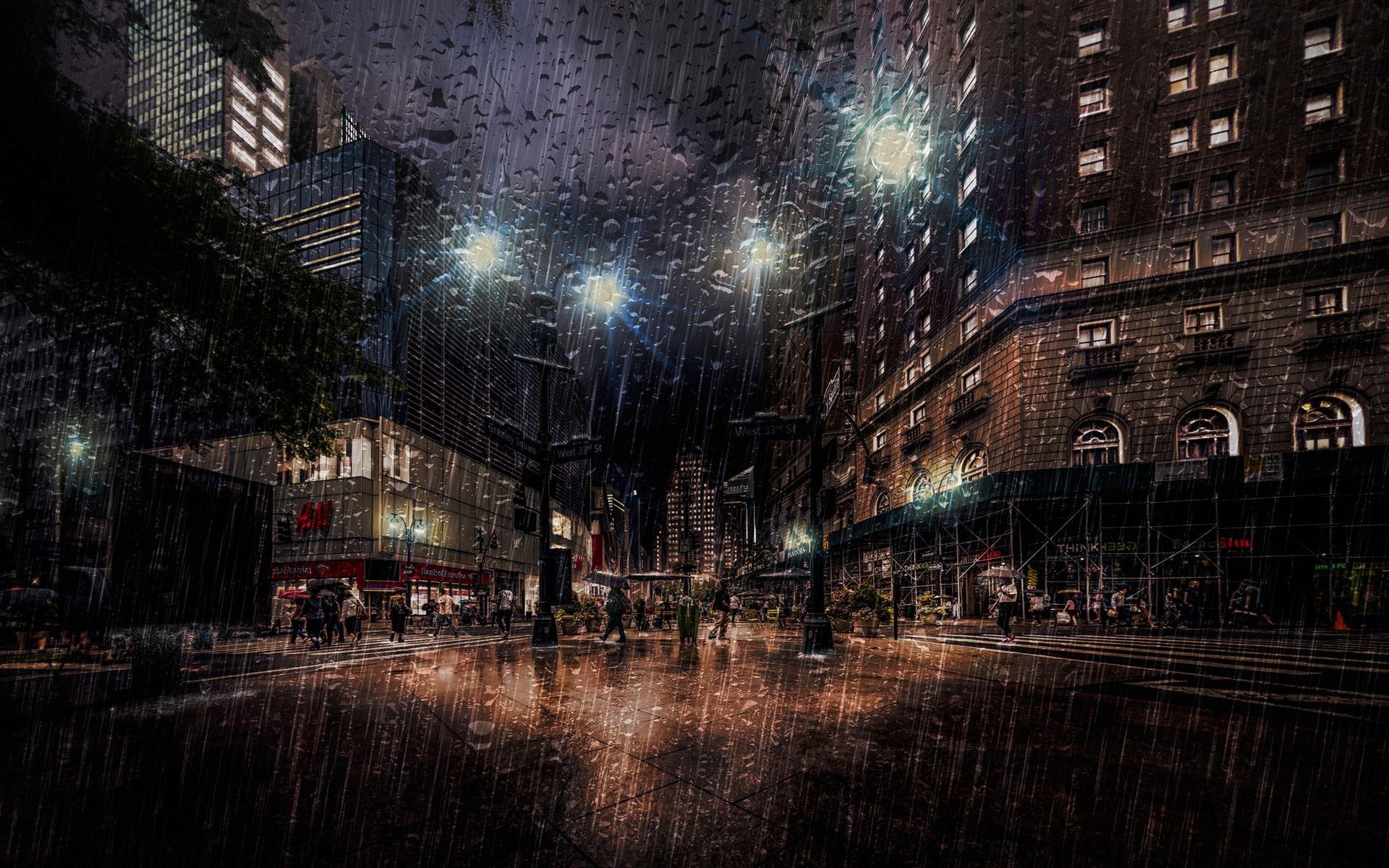 4K New York City Rain Wallpapers - Top Free 4K New York City Rain ...