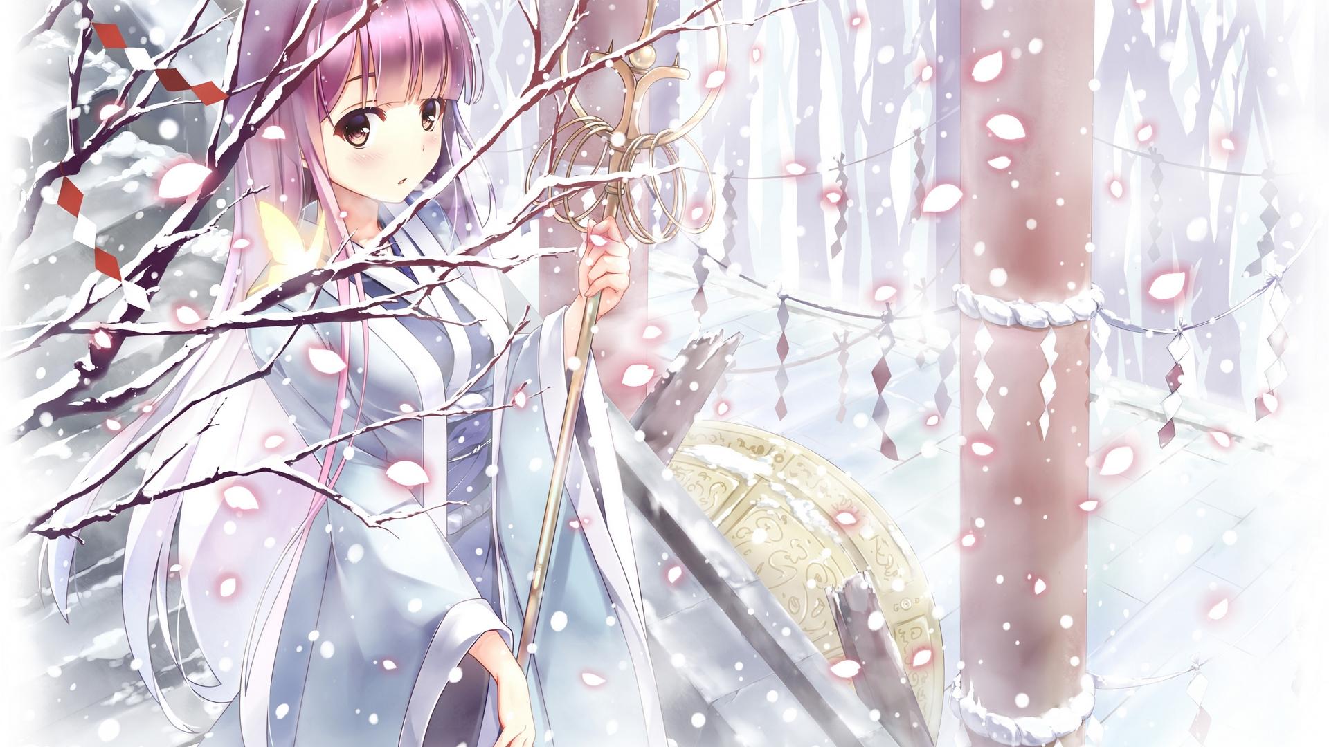 Winter Flower Anime Wallpapers - Top Free Winter Flower Anime ...