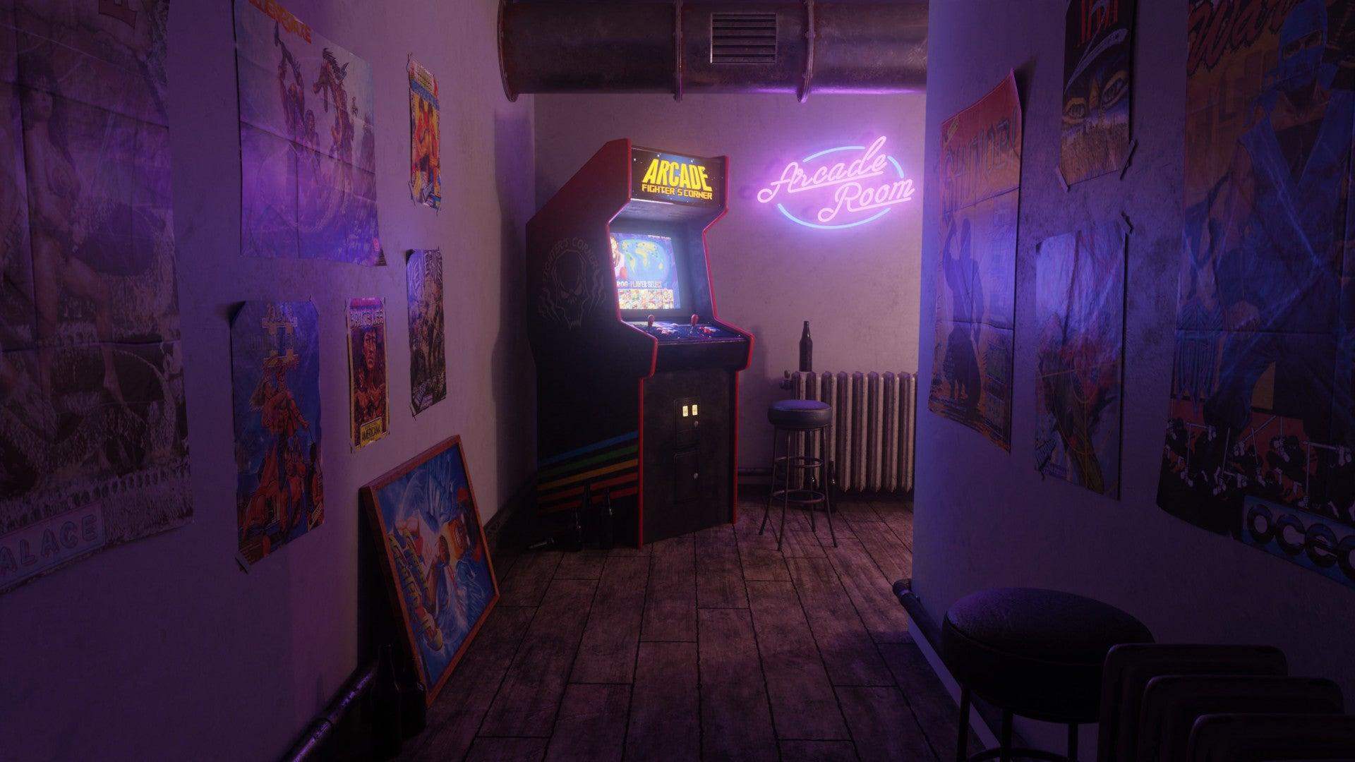 Arcade Room Wallpapers - Top Free Arcade Room Backgrounds - WallpaperAccess