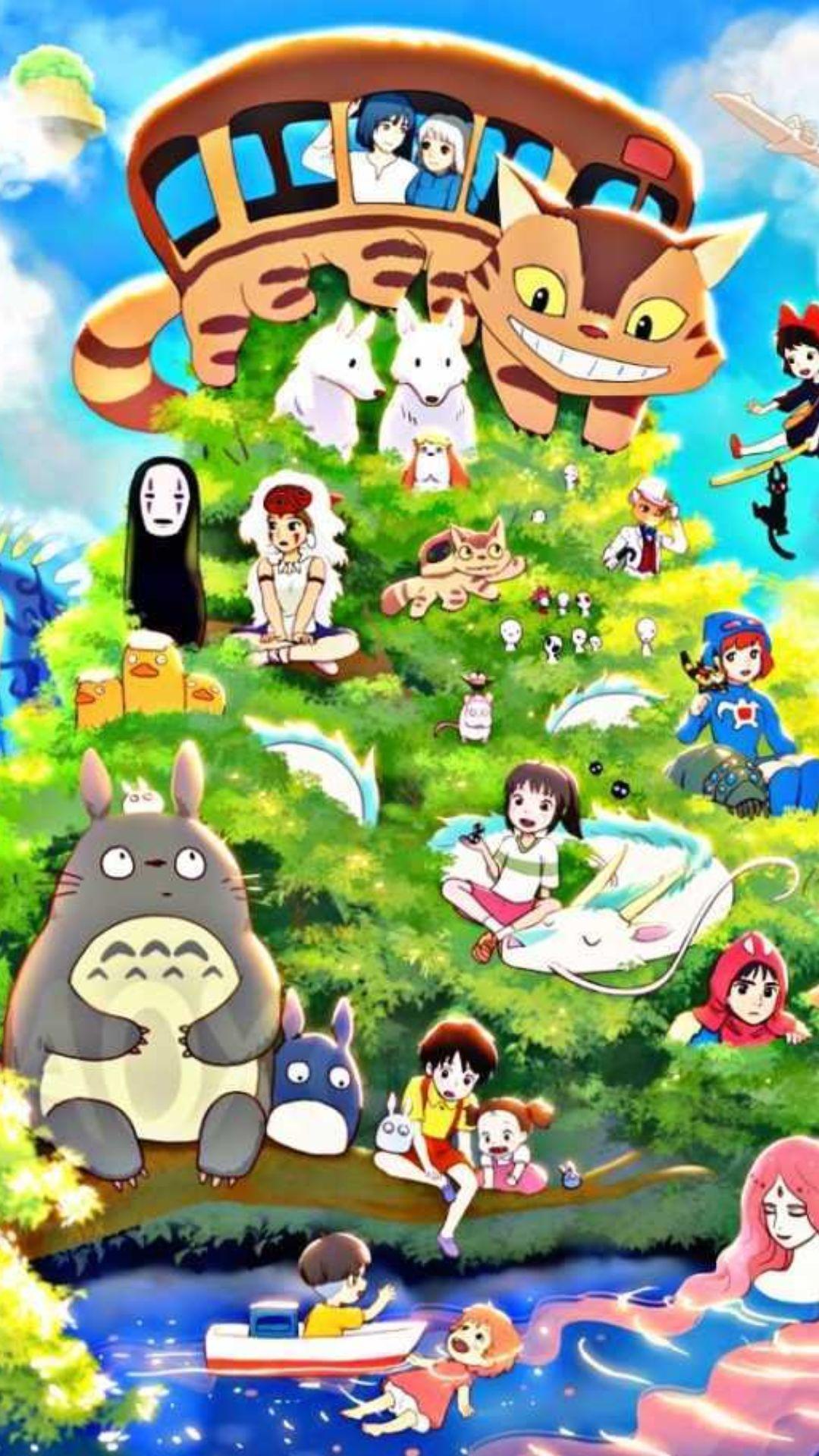 Ghibli Android Wallpapers - Top Free Ghibli Android Backgrounds - WallpaperAccess