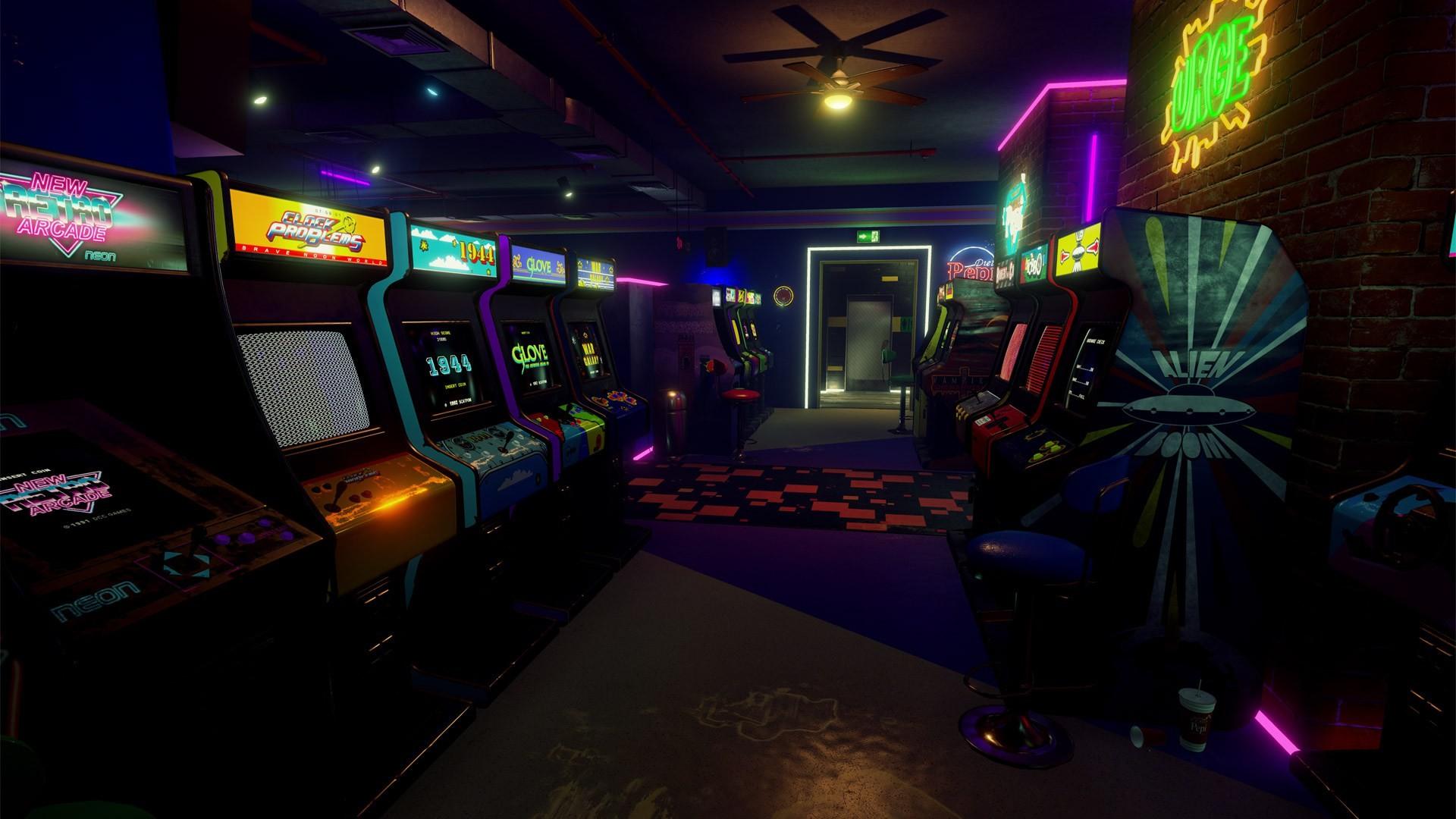 Arcade Room Wallpapers - Top Free Arcade Room Backgrounds - WallpaperAccess