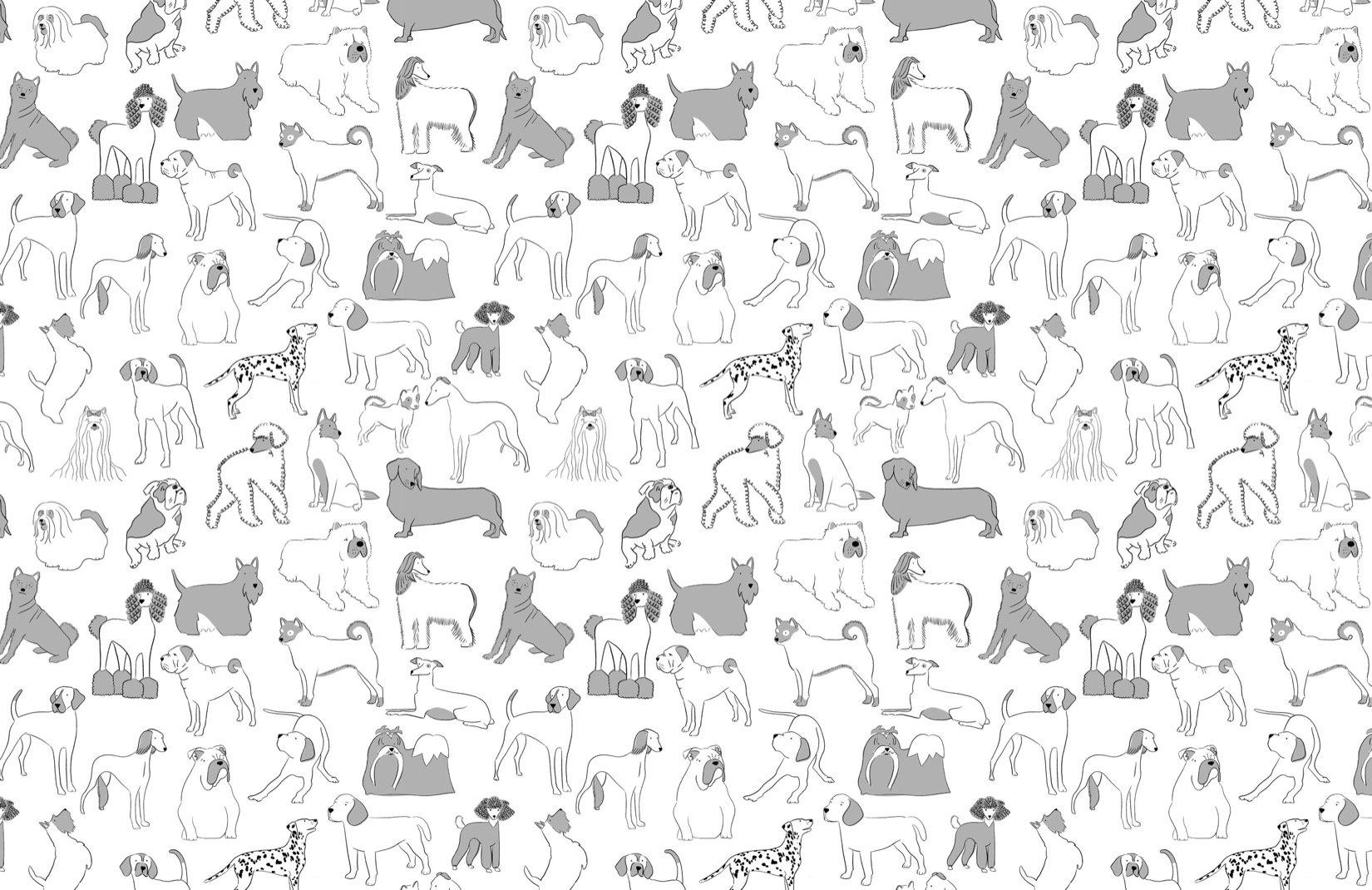 Dog Pattern Desktop Wallpapers - Top Free Dog Pattern Desktop ...