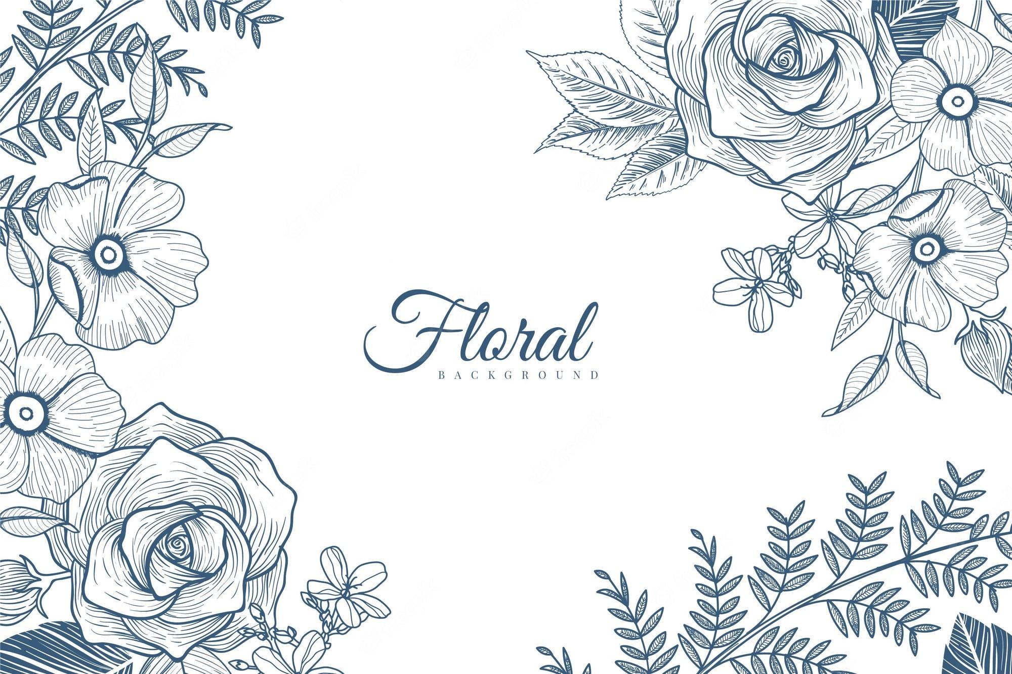 Hand Drawn Floral Wallpapers - Top Free Hand Drawn Floral Backgrounds ...